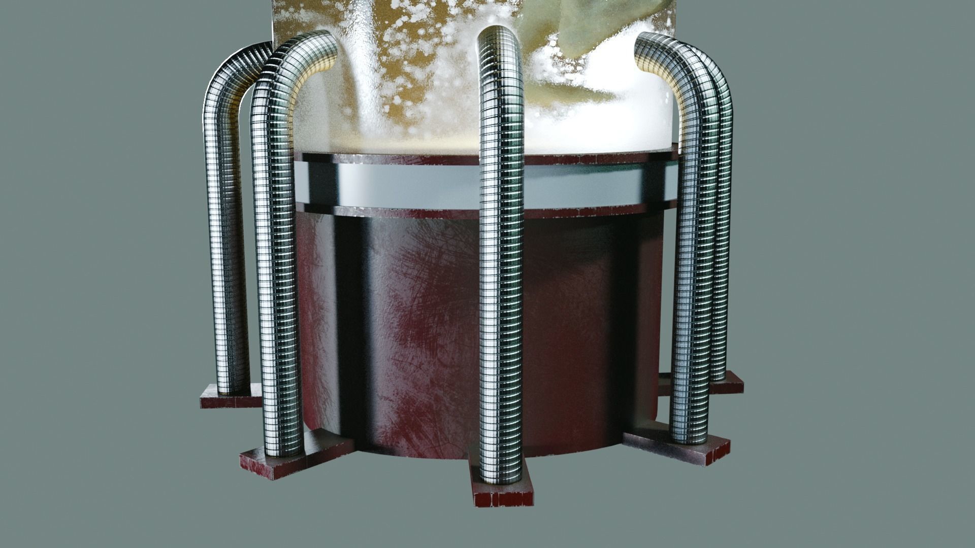 Alien Incubator with Bubbles Rising 3D model animated | CGTrader