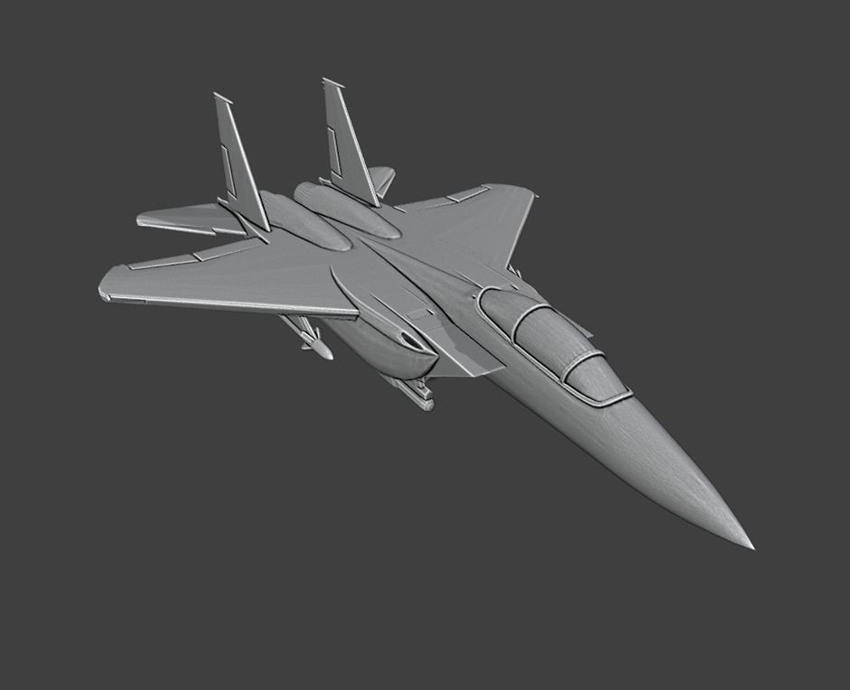 McDonnell Douglas F-15E 3D model 3D printable | CGTrader