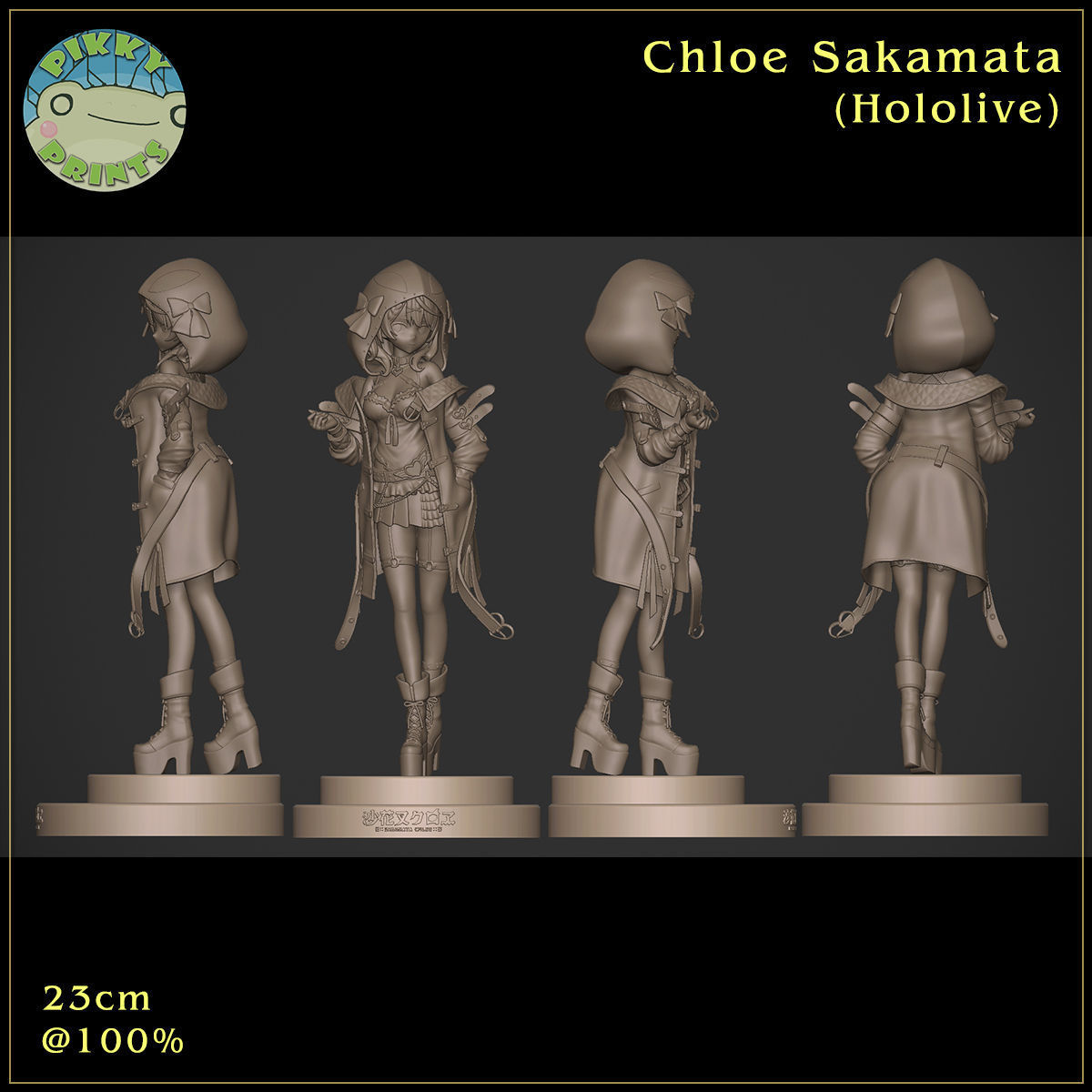 Chloe Sakamata - Hololive 3D model 3D printable | CGTrader