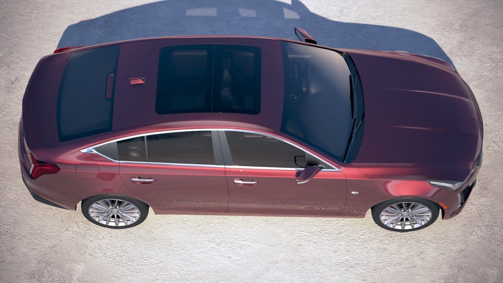 Cadillac CT5 550T 2020 3D model | CGTrader