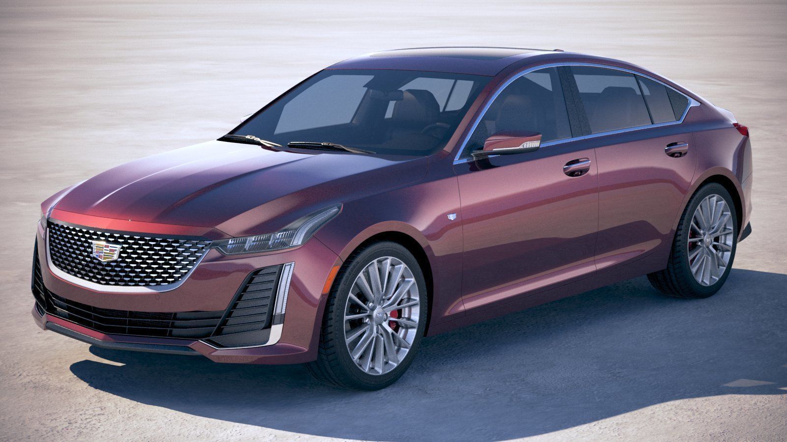 Cadillac CT5 550T 2020 3D model | CGTrader