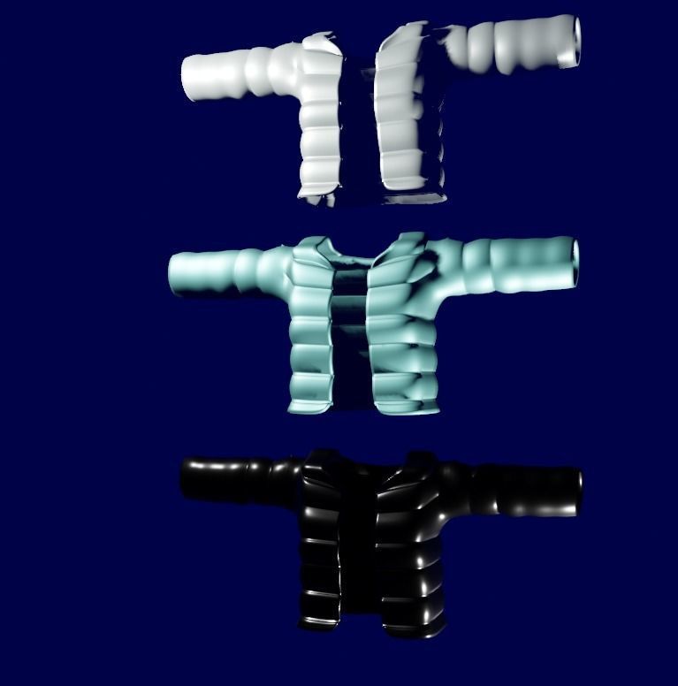 3d padding jacket by blender 3D model | CGTrader