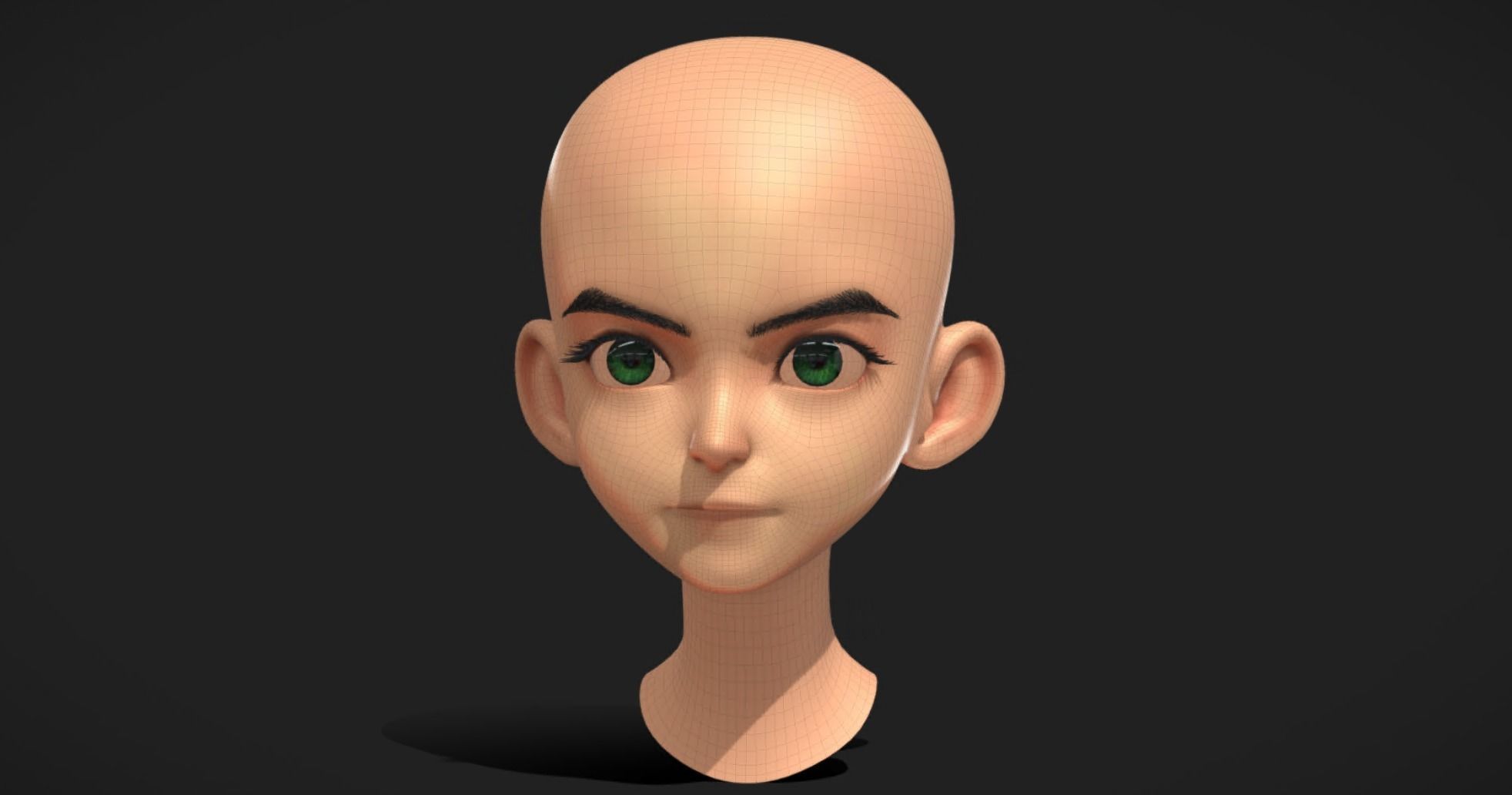 face Base 3D model | CGTrader