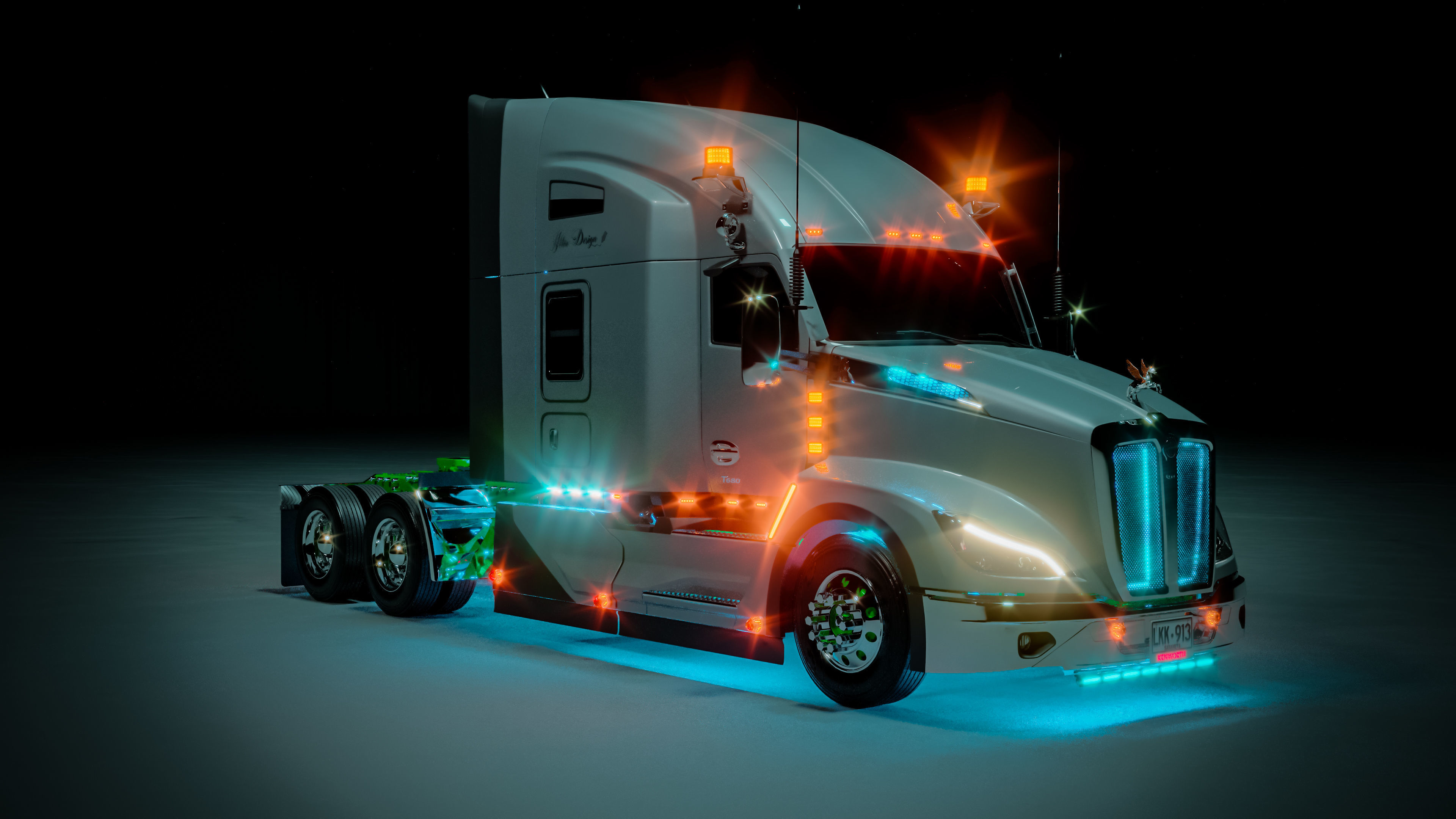 Kenworth T680 Next Generation Custom 3D model | CGTrader