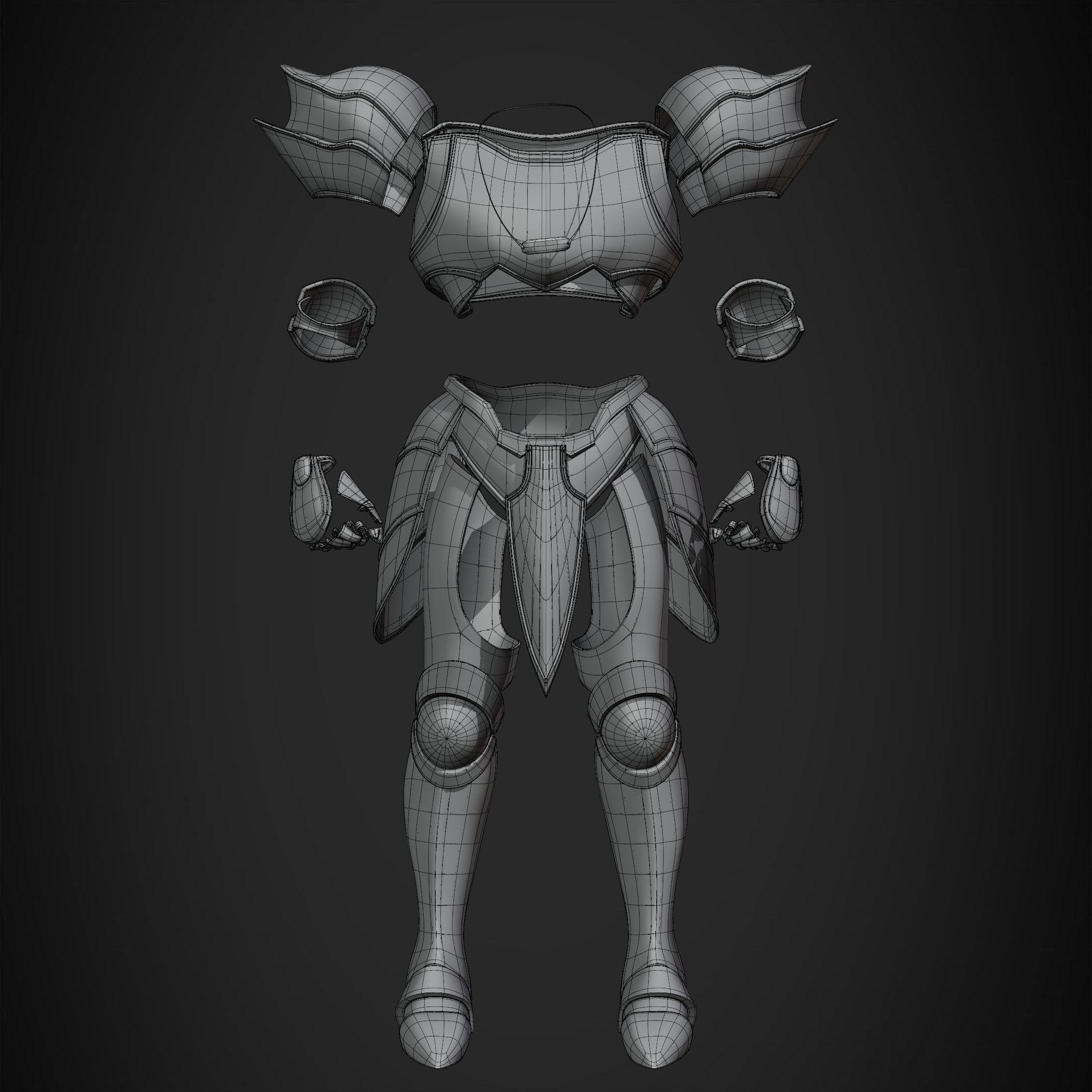Overlord Ainz Ooal Gown Armor for Cosplay 3D model 3D printable | CGTrader