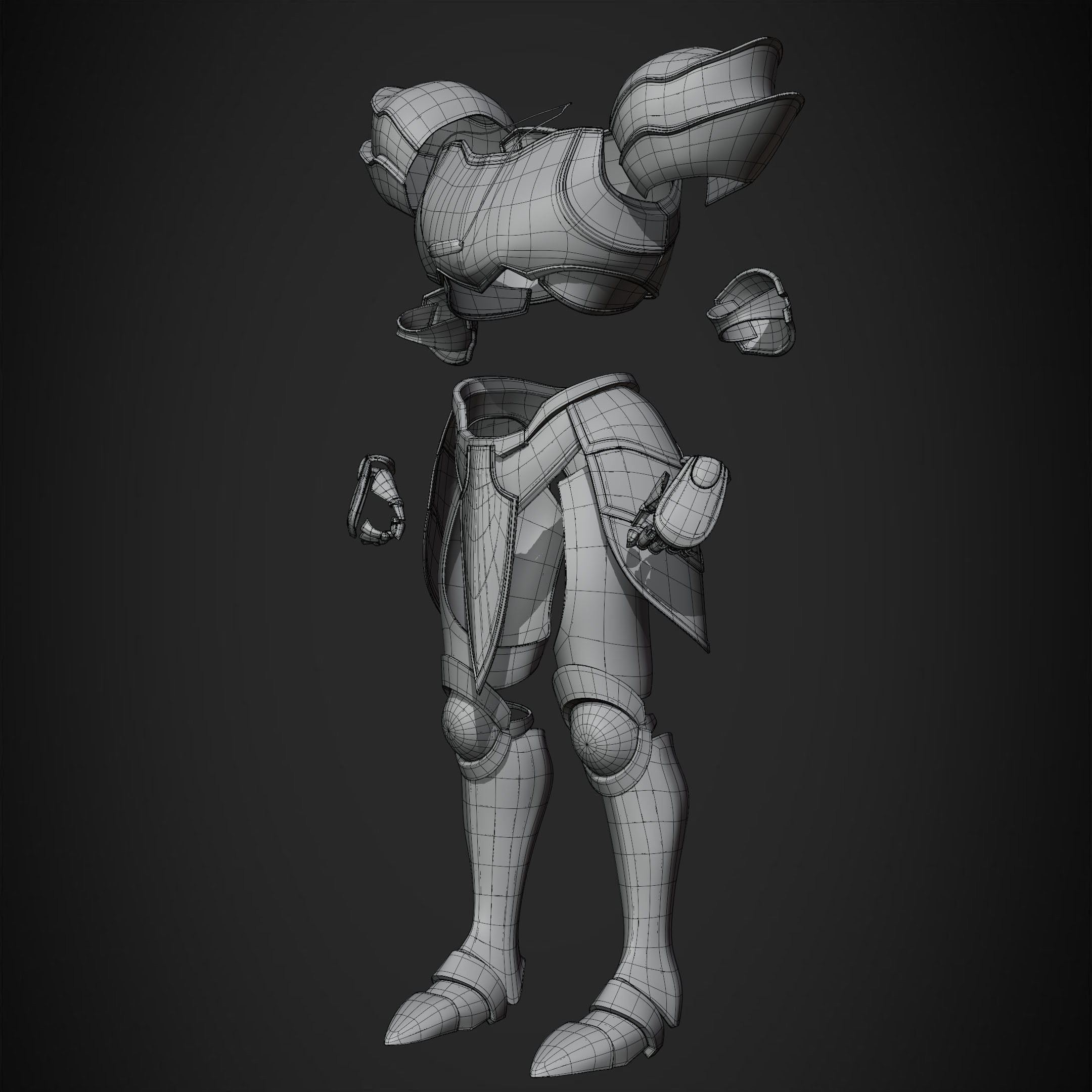 Overlord Ainz Ooal Gown Armor for Cosplay 3D model 3D printable | CGTrader