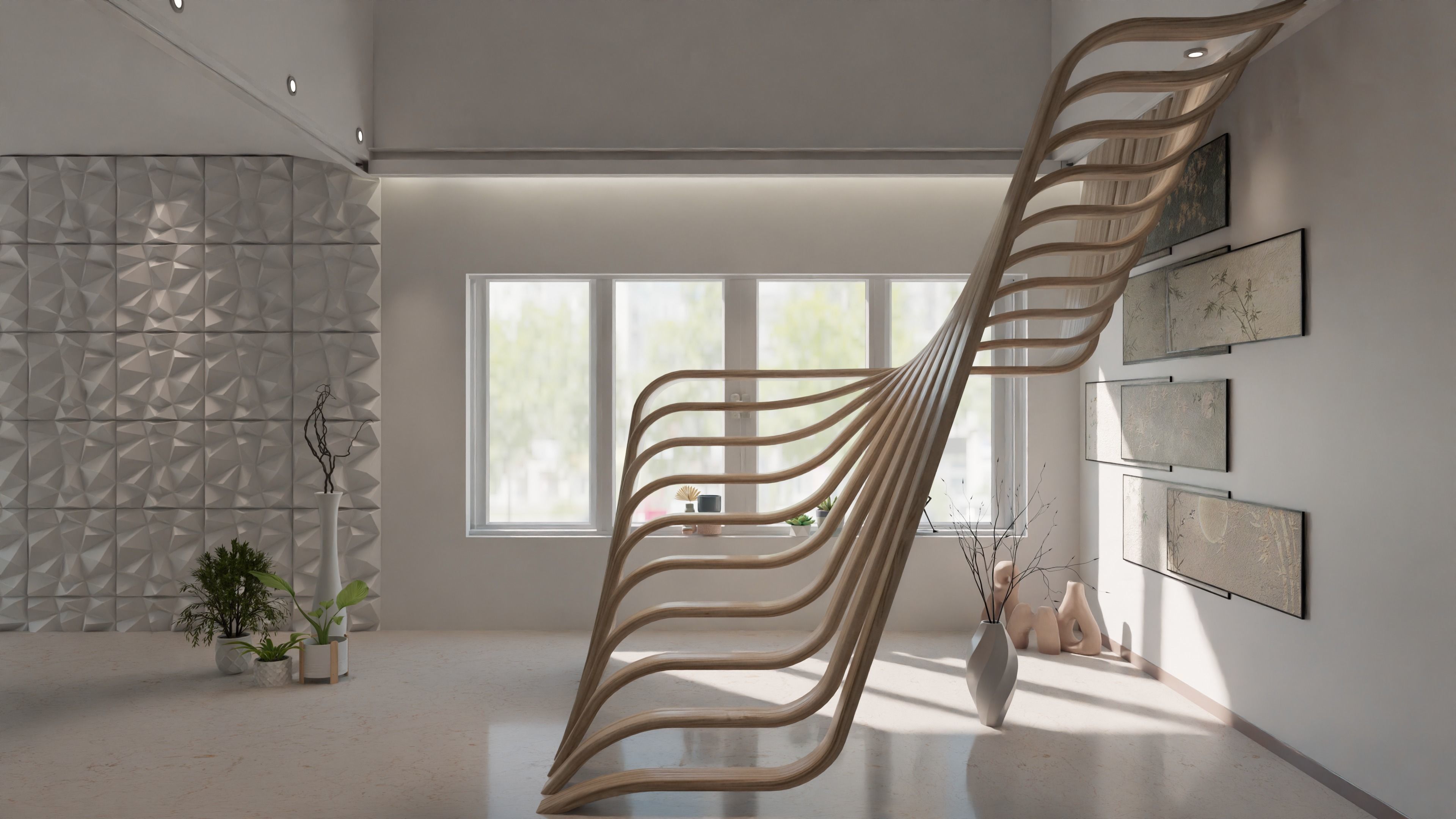 3D model PARAMETRIC STAIRCASE-1 VR / AR / low-poly | CGTrader