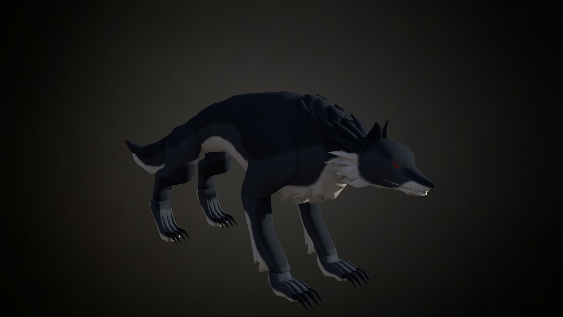 3D model Roblox r6 wolf model Low-poly 3D model VR / AR / low-poly ...
