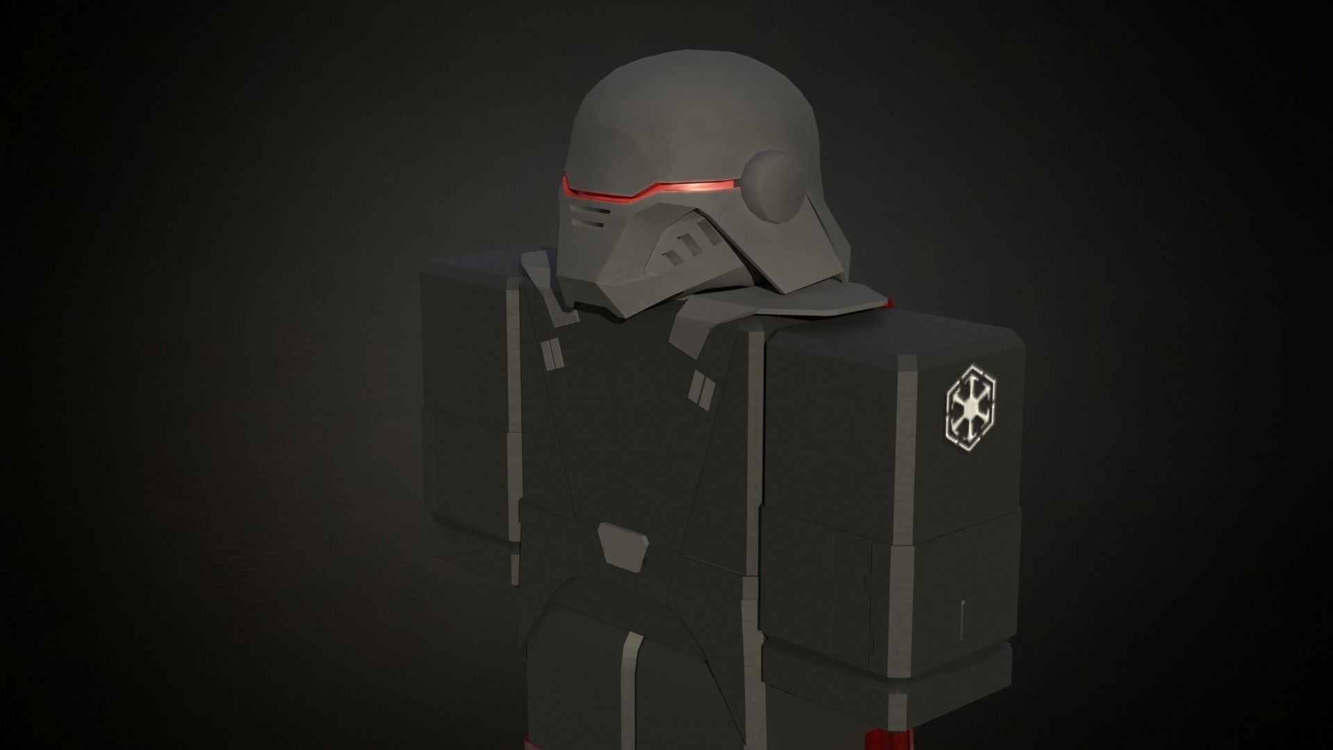 3D model Roblox r6 knight armor Inquisitor model Low-poly 3D model VR ...