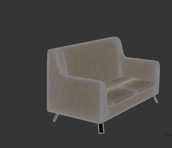 Divan free 3D model | CGTrader