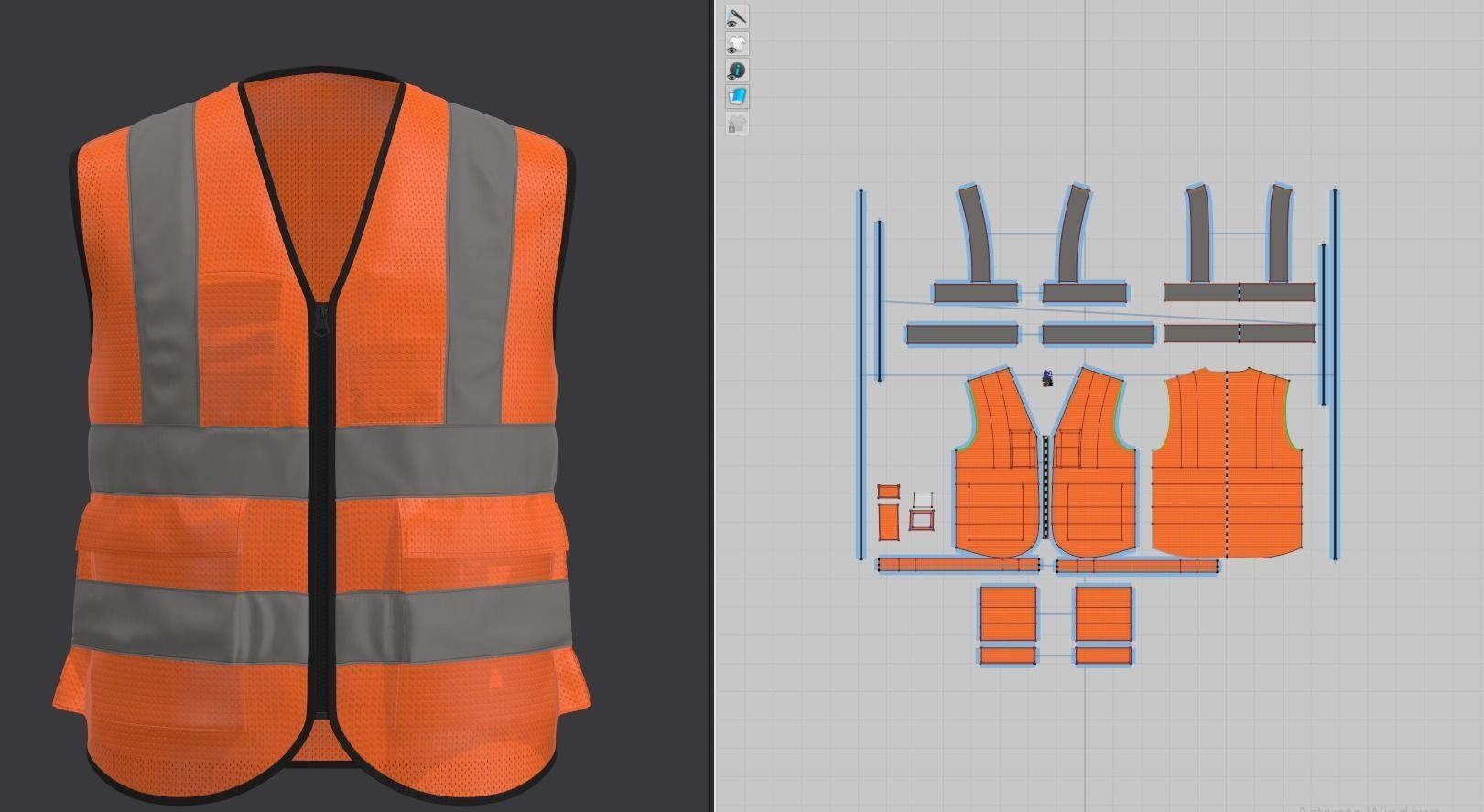 Safety Vest 3d Model 3D model | CGTrader