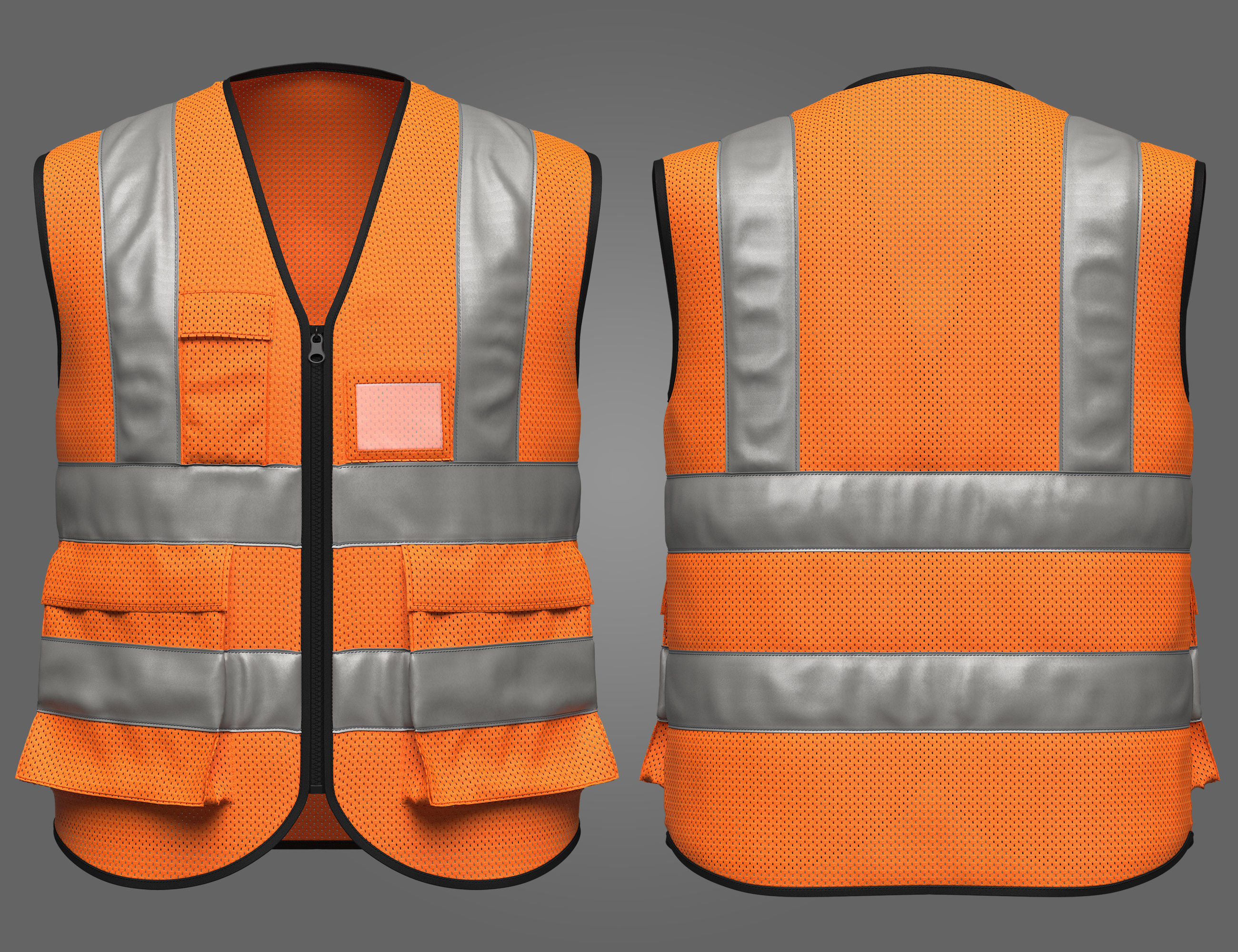 Safety Vest 3d Model 3D model | CGTrader