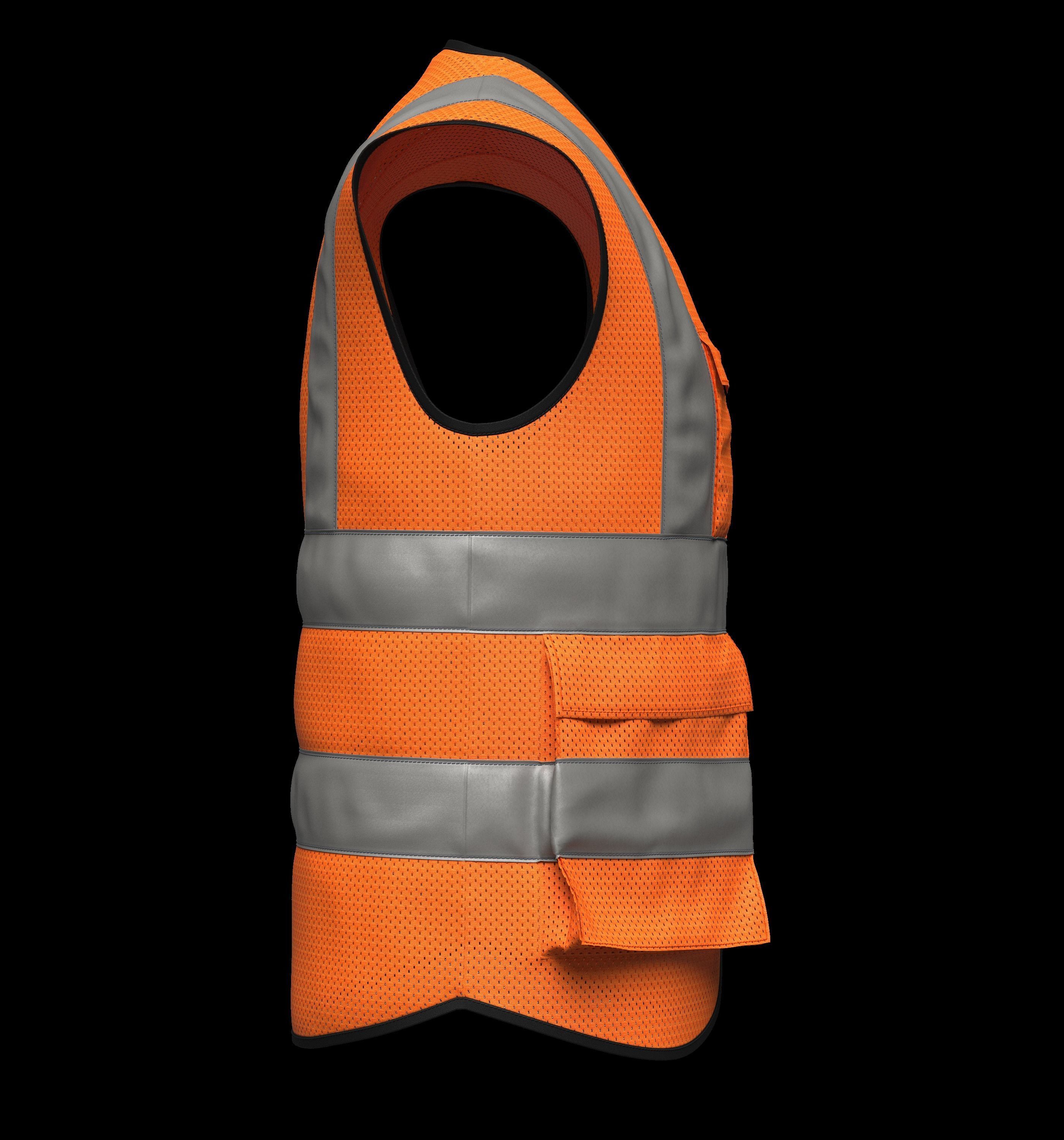 Safety Vest 3d Model 3D model | CGTrader