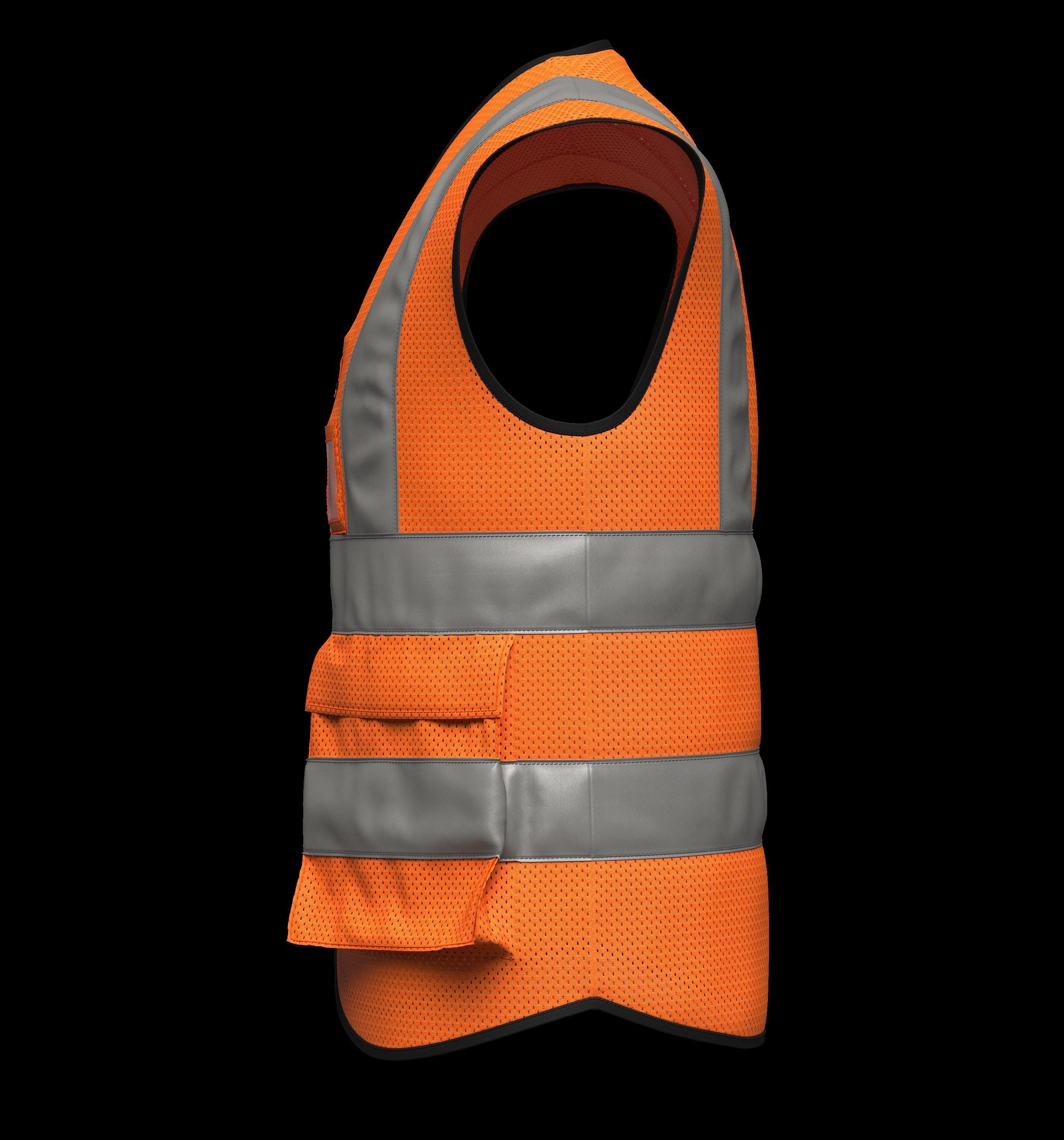 Safety Vest 3d Model 3D model | CGTrader