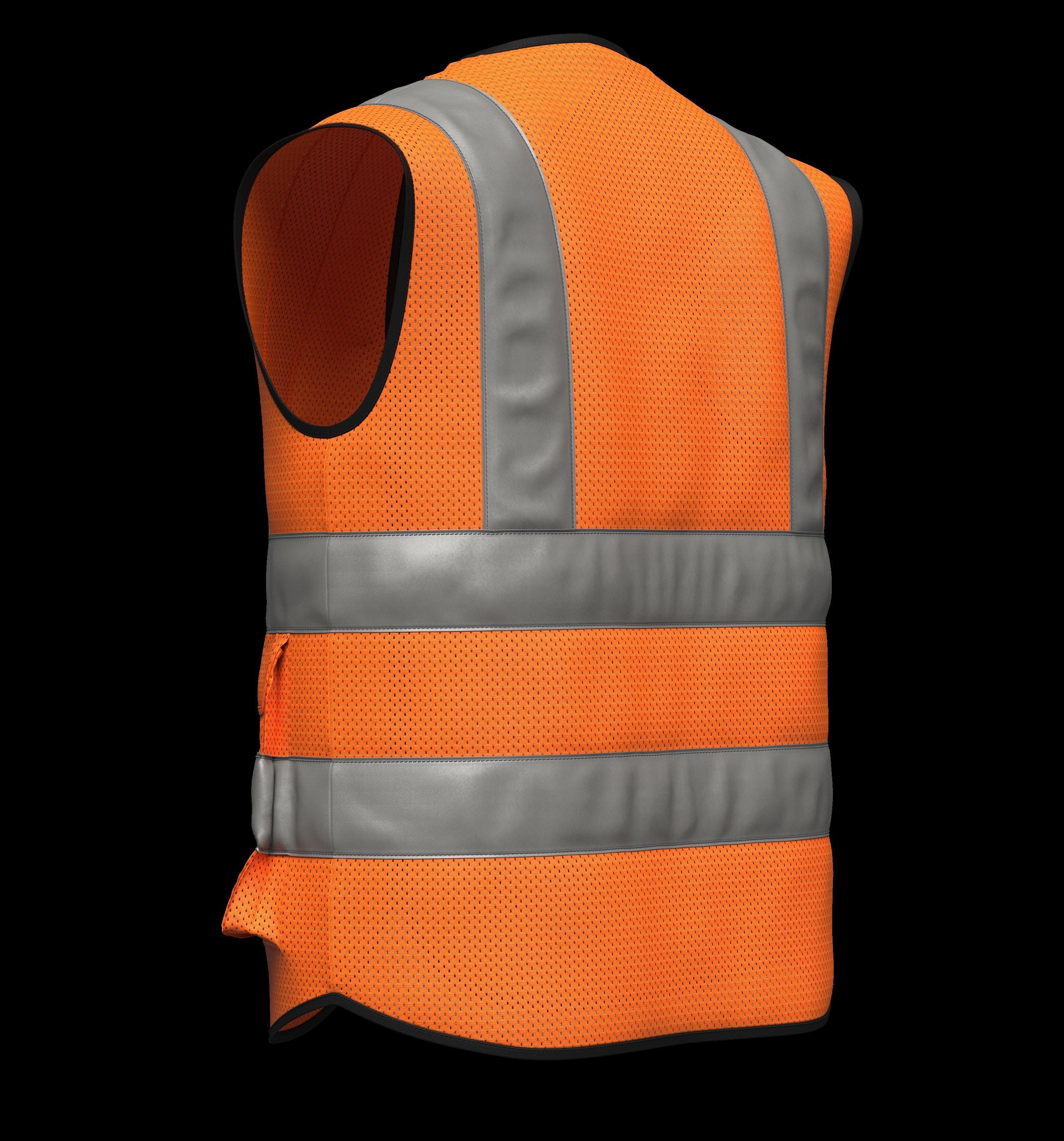 Safety Vest 3d Model 3D model | CGTrader