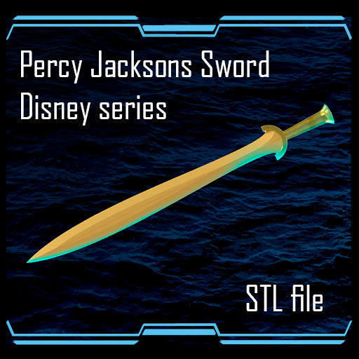 Percy Jackson Disney Series sword 3D model 3D printable | CGTrader