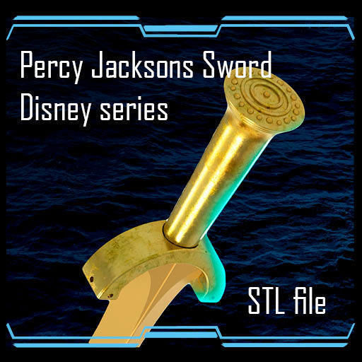 Percy Jackson Disney Series sword 3D model 3D printable | CGTrader