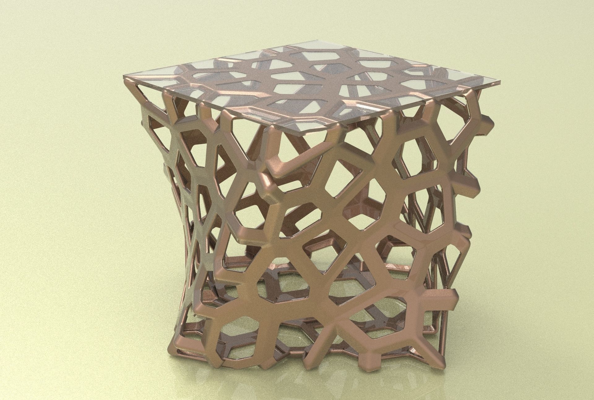 Parametric Table Design Grasshopper Rhino 3ds Download 3D model 3D ...