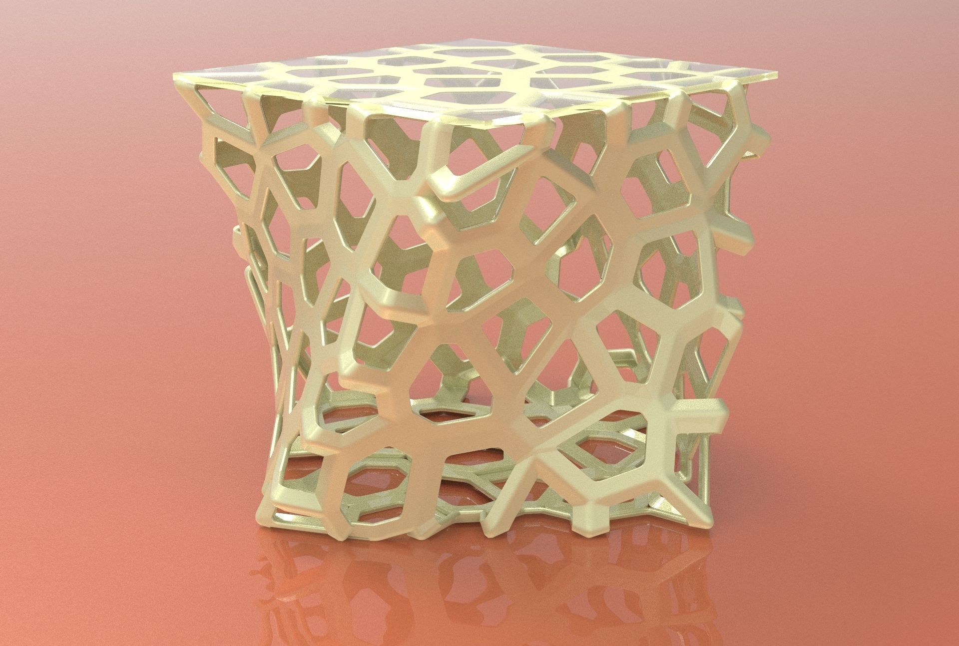 Parametric Table Design Grasshopper Rhino 3ds Download 3D model 3D ...