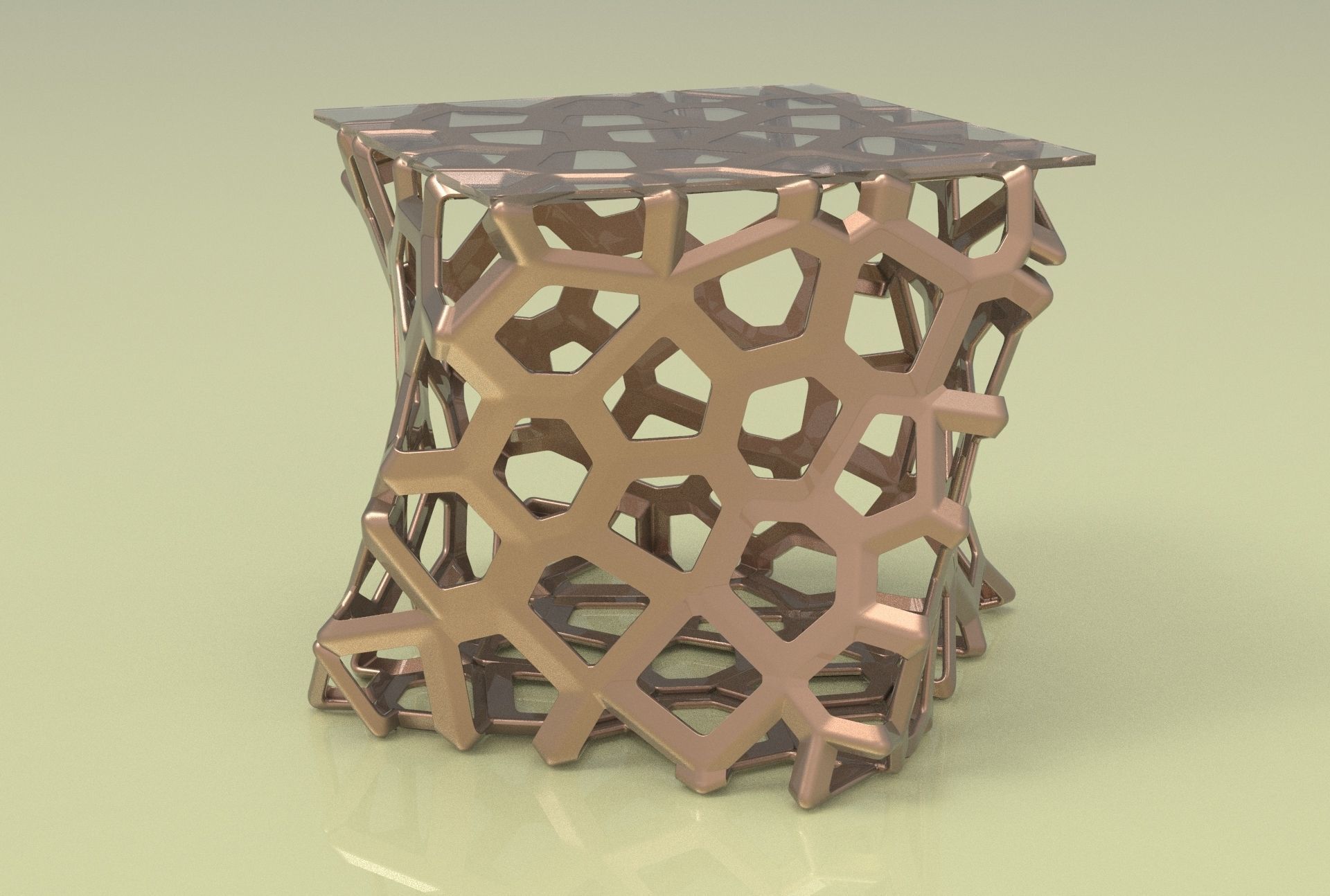 Parametric Table Design Grasshopper Rhino 3ds Download 3D model 3D ...