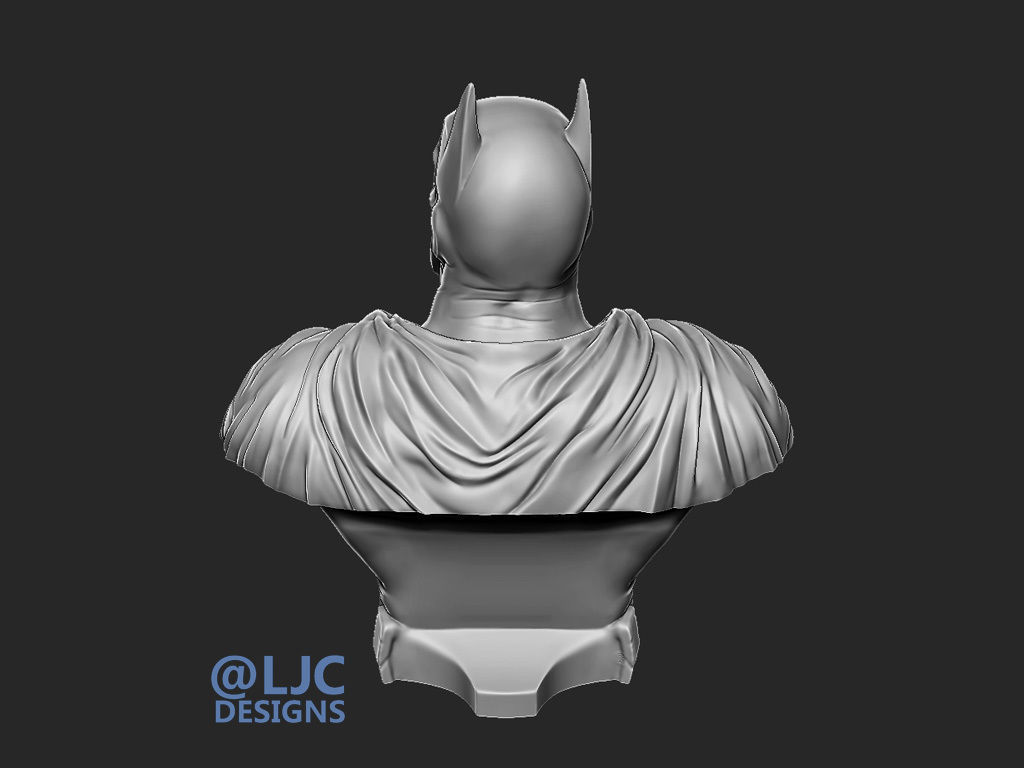 Batman Bust fan art 3D model 3D printable | CGTrader