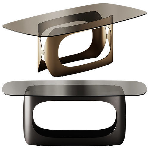 Polifemo Table Crystal top by Eforma 3D model | CGTrader