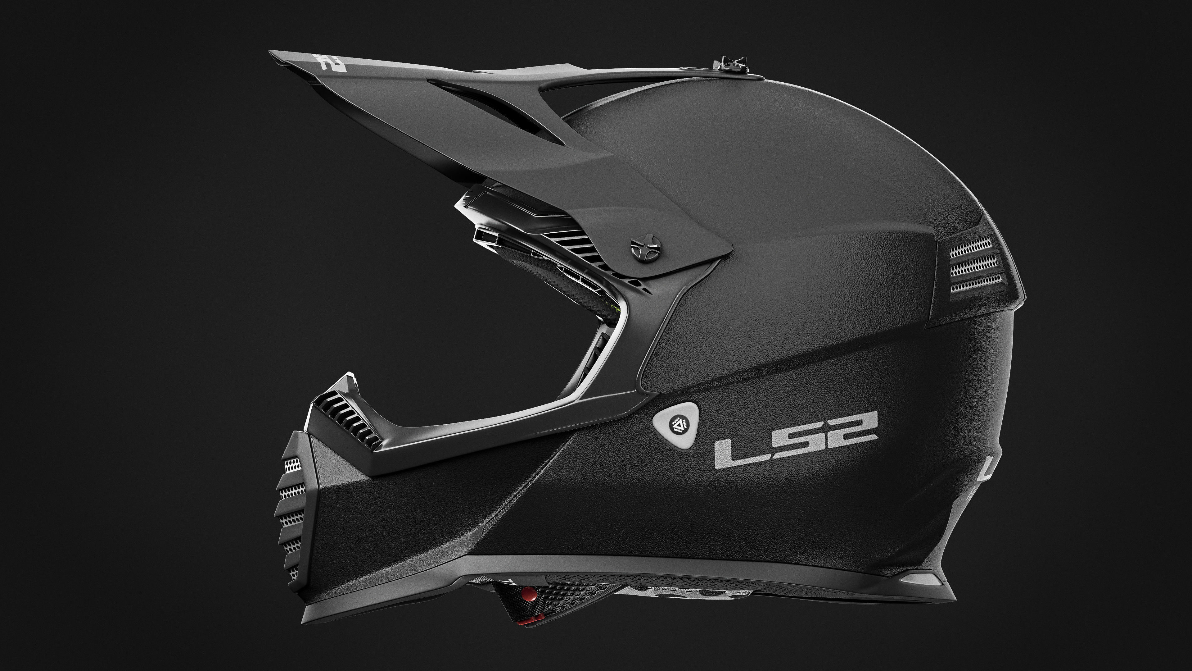 Motocross Helmet LS2 - Matte Version 3D model | CGTrader