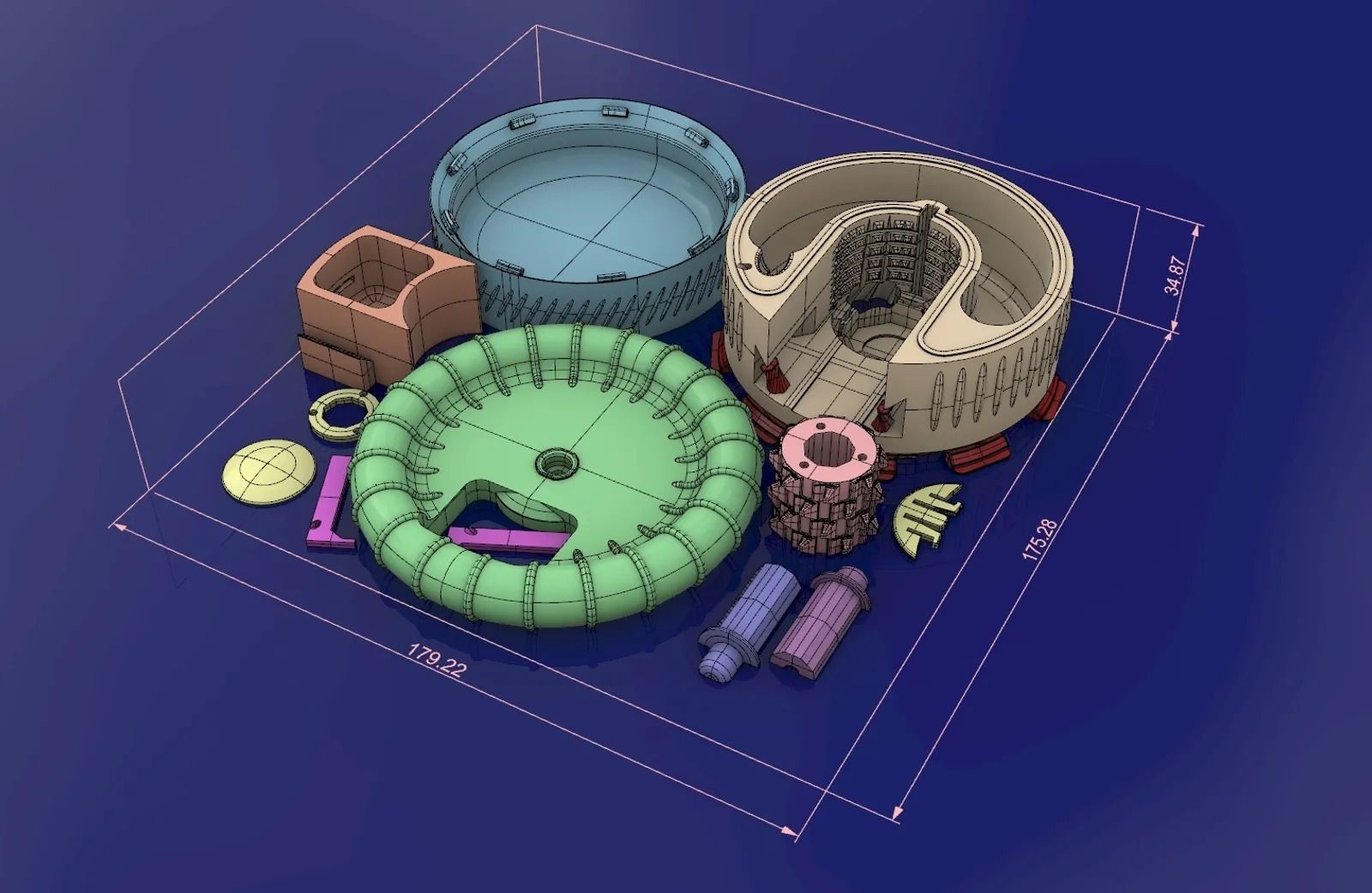 Stonk Grinder 3D Printing Artwork 3D model 3D printable | CGTrader