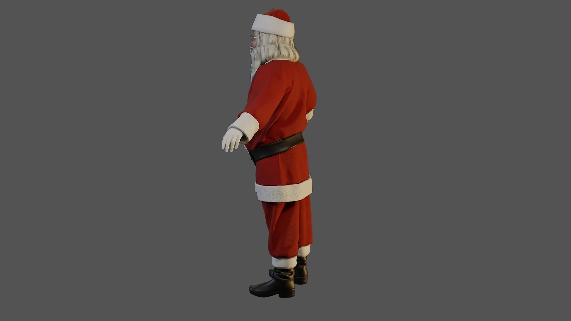 3D model Santa Claus Male ACC 5160 T Pose VR / AR / low-poly | CGTrader