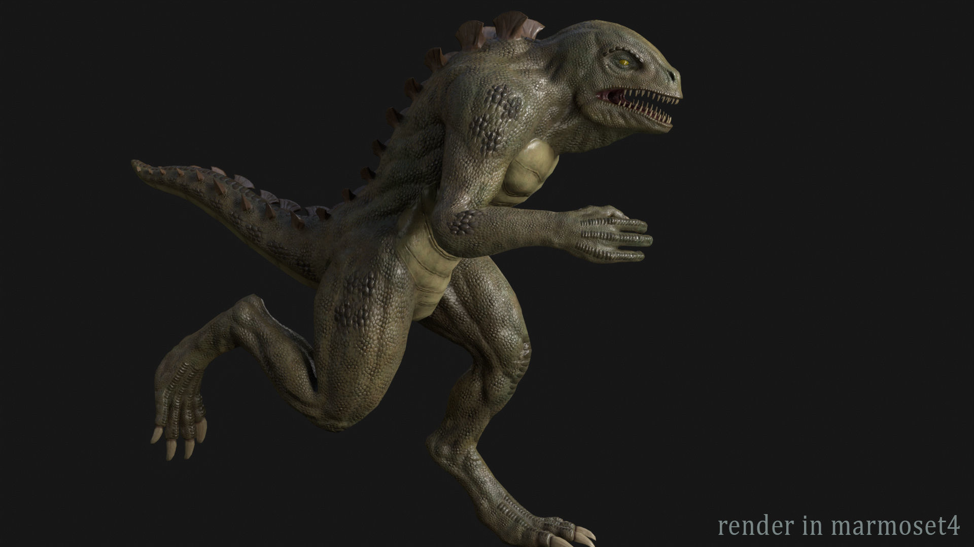 3D Model Collection Lizard monsters pack VR / AR / low-poly | CGTrader