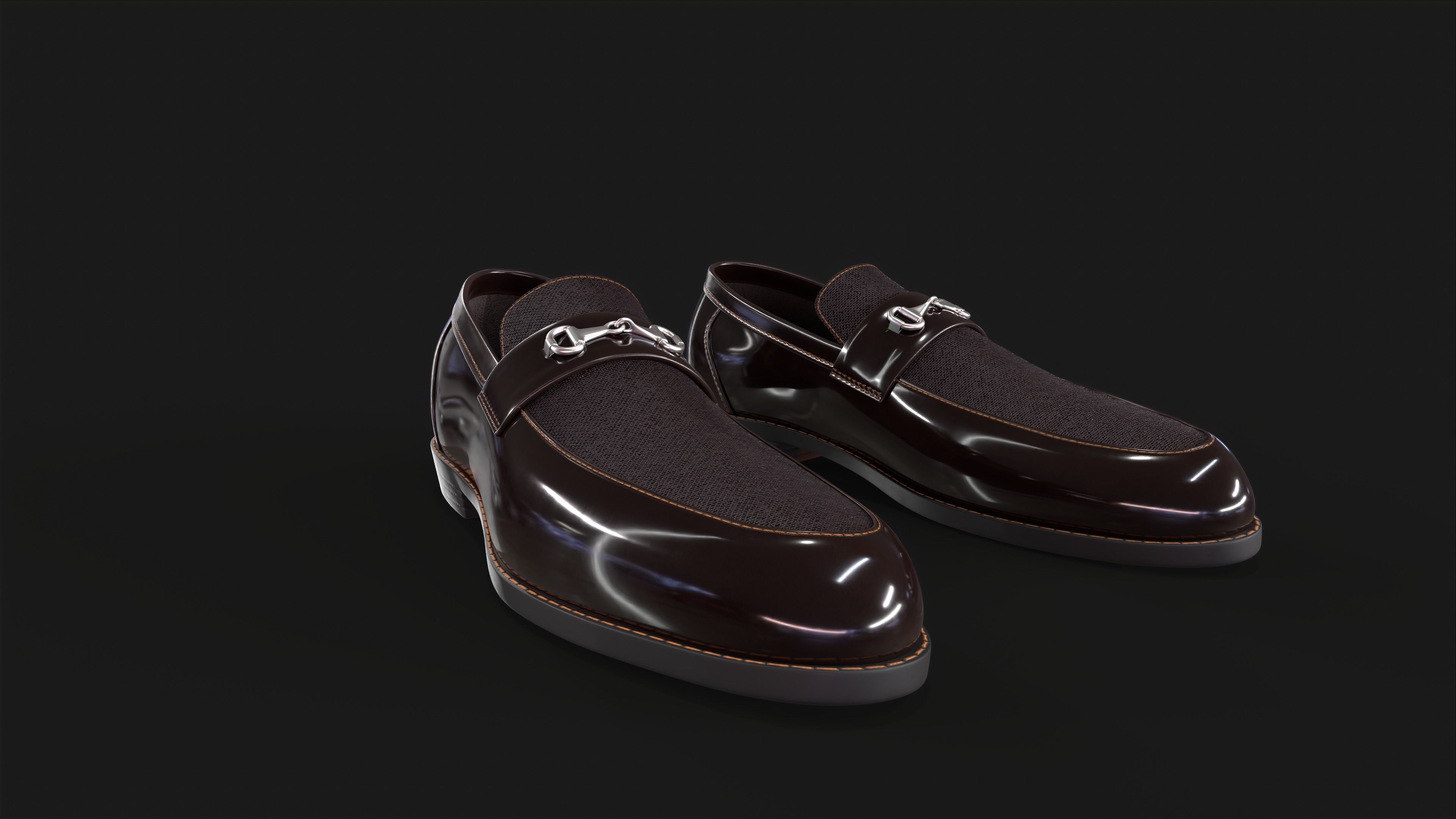 3D model Formal Loafers Shoes VR / AR / low-poly | CGTrader