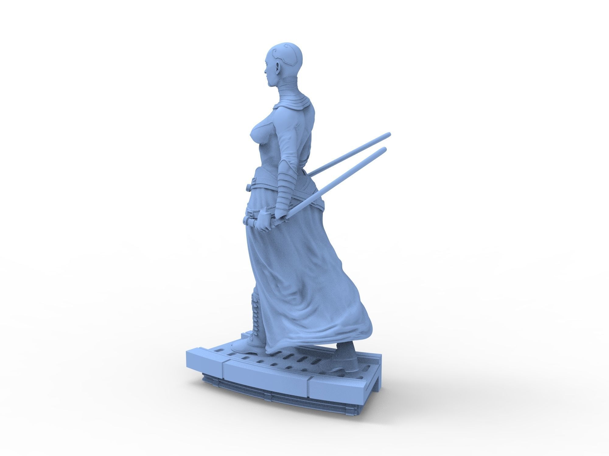 Assaj Ventress For 3d Print 3d Model Cgtrader