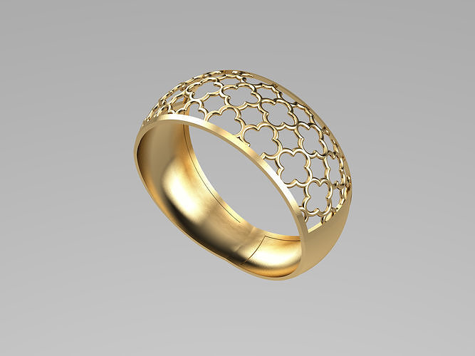 ring gold 2024 3D model 3D printable | CGTrader