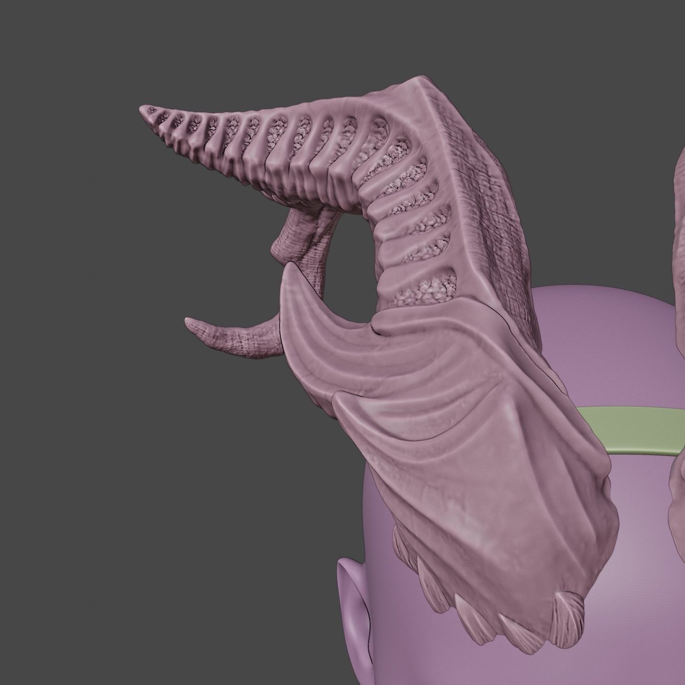 Fantasy Faerun Horns Set Baldurs Gate 3 3D model 3D printable | CGTrader