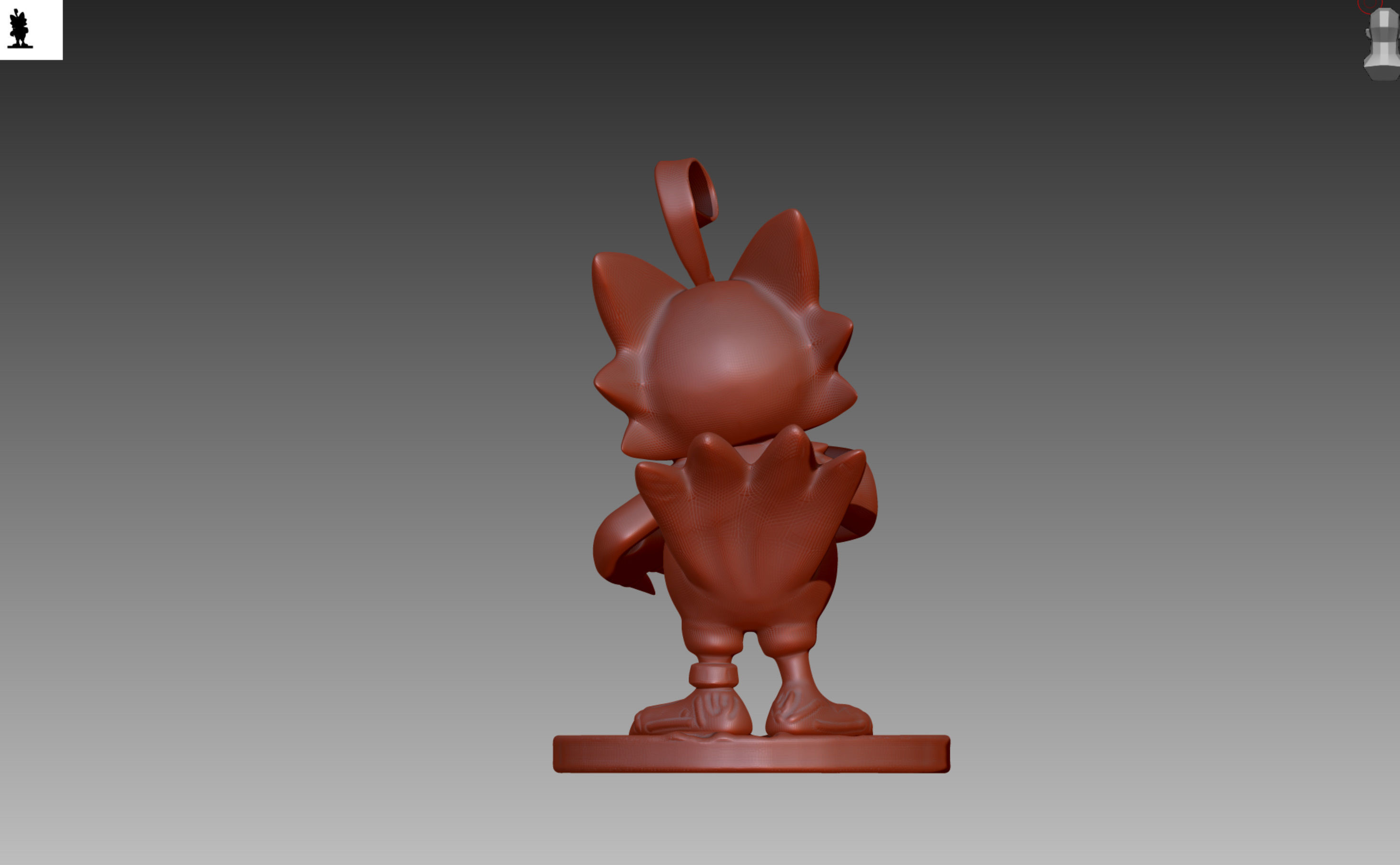Biyomon Digimon OBJ STL 3D model 3D printable | CGTrader
