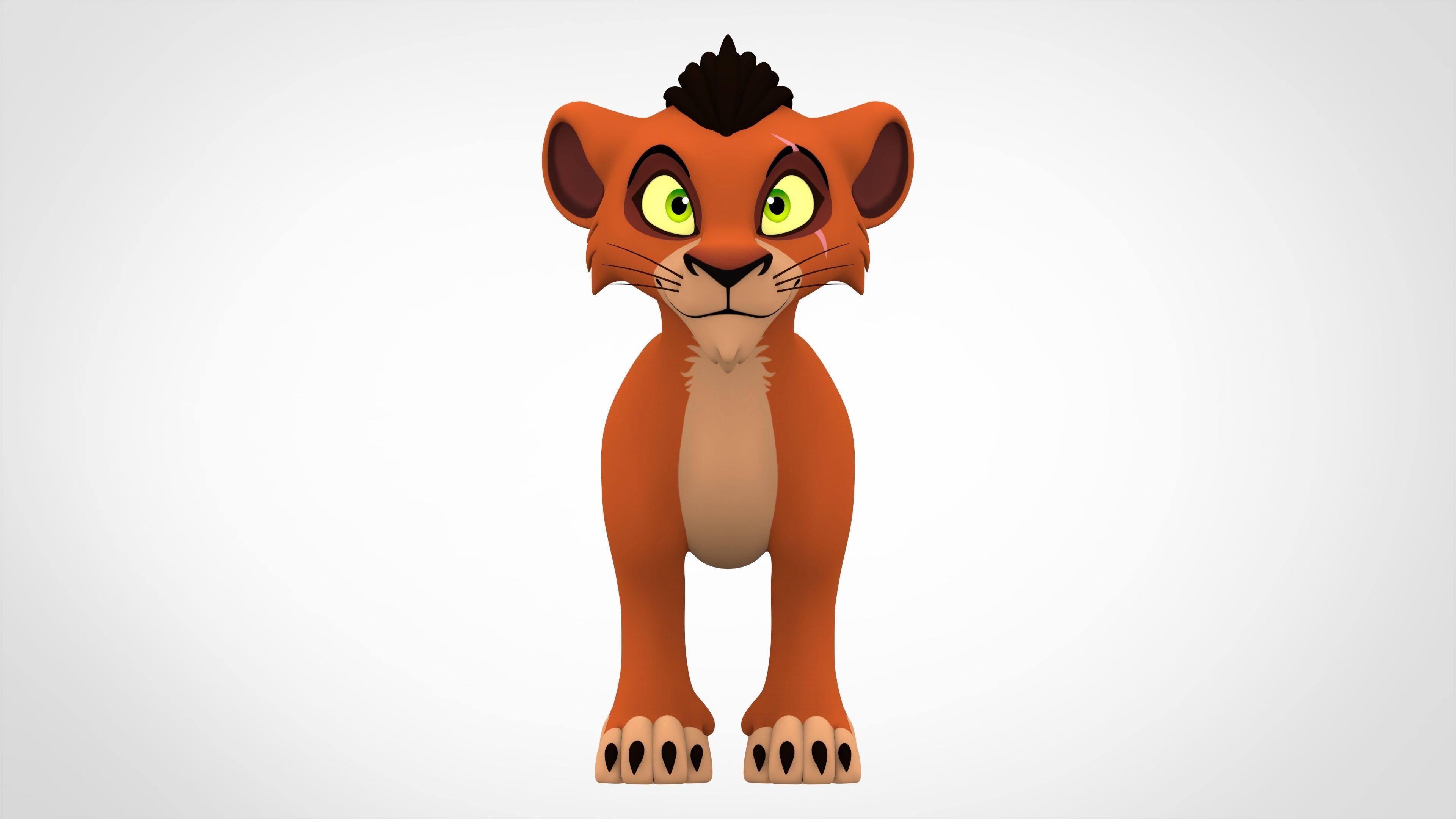 Scar Cub 3D model | CGTrader