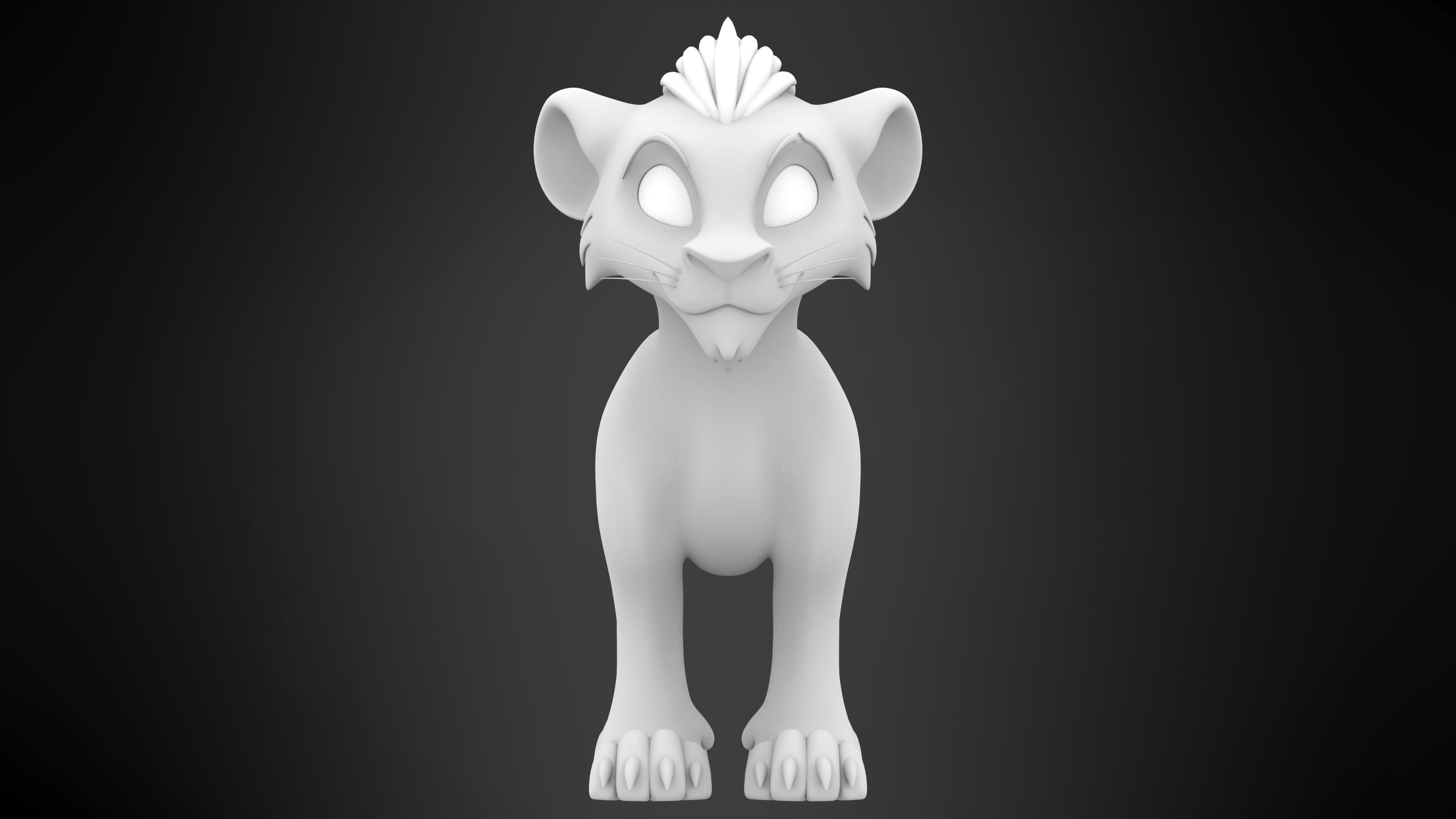 Scar Cub 3D model | CGTrader