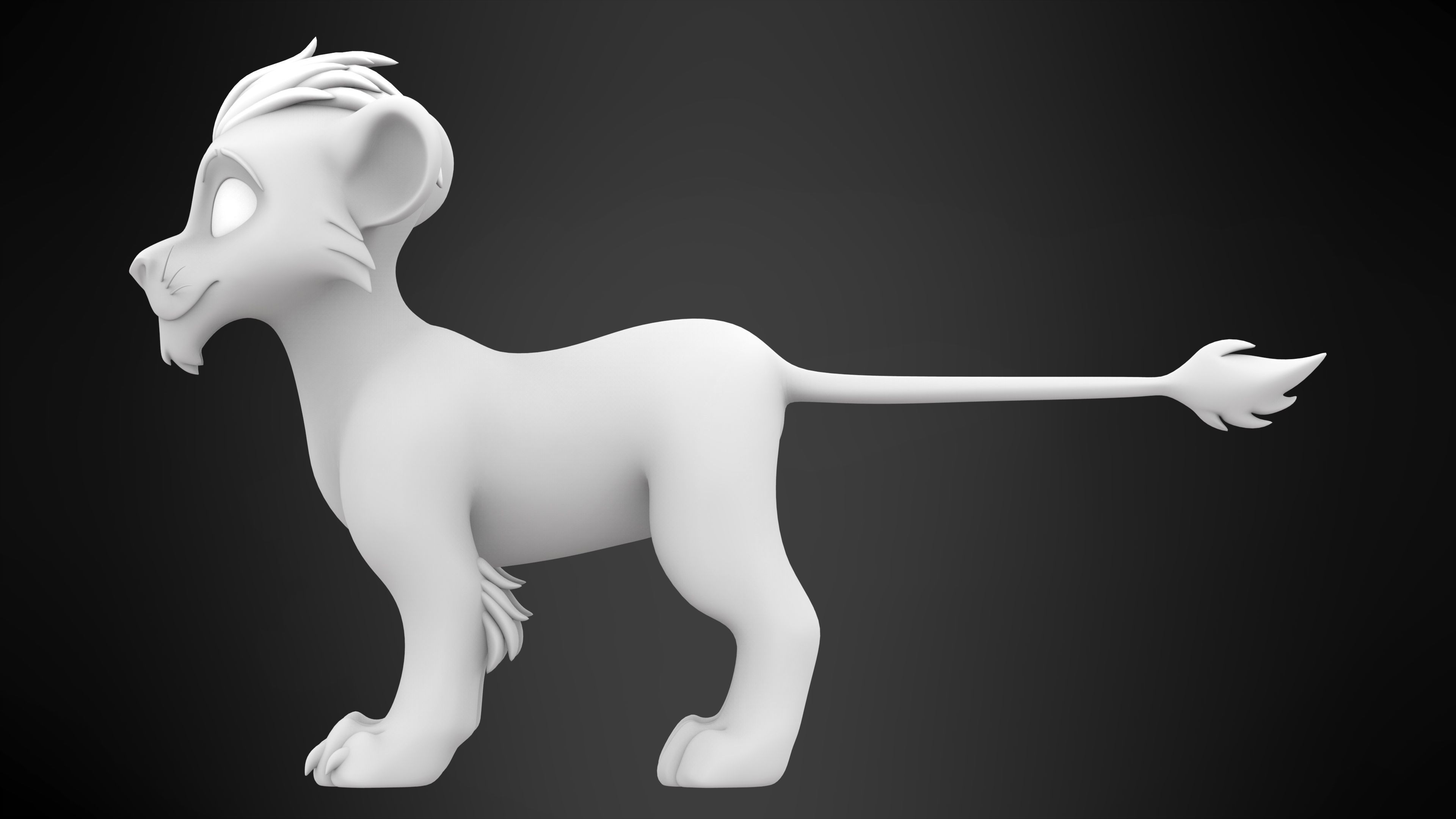 Scar Cub 3D model | CGTrader