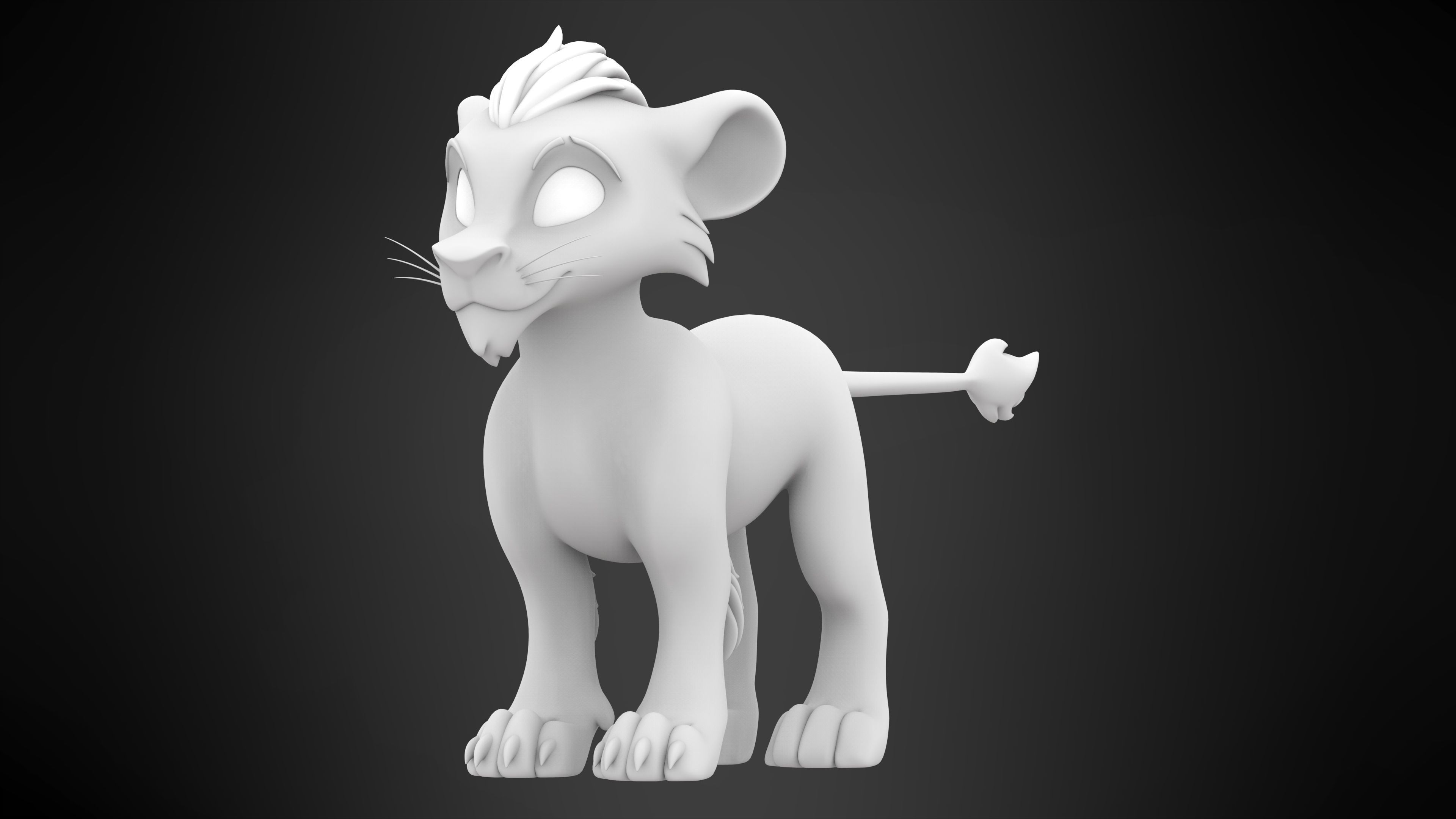 Scar Cub 3D model | CGTrader