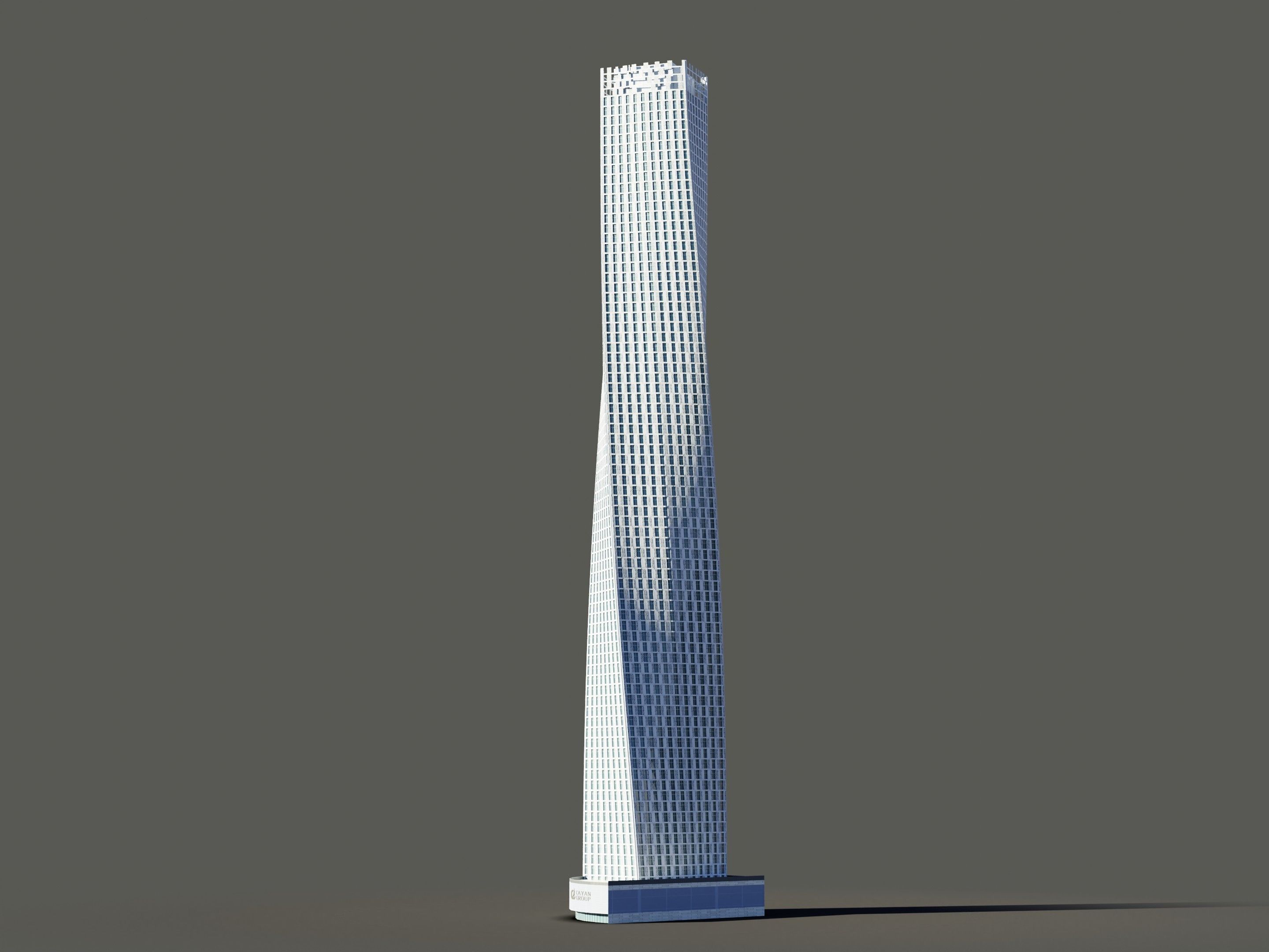 Cayan tower - Dubai marina 3D model | CGTrader