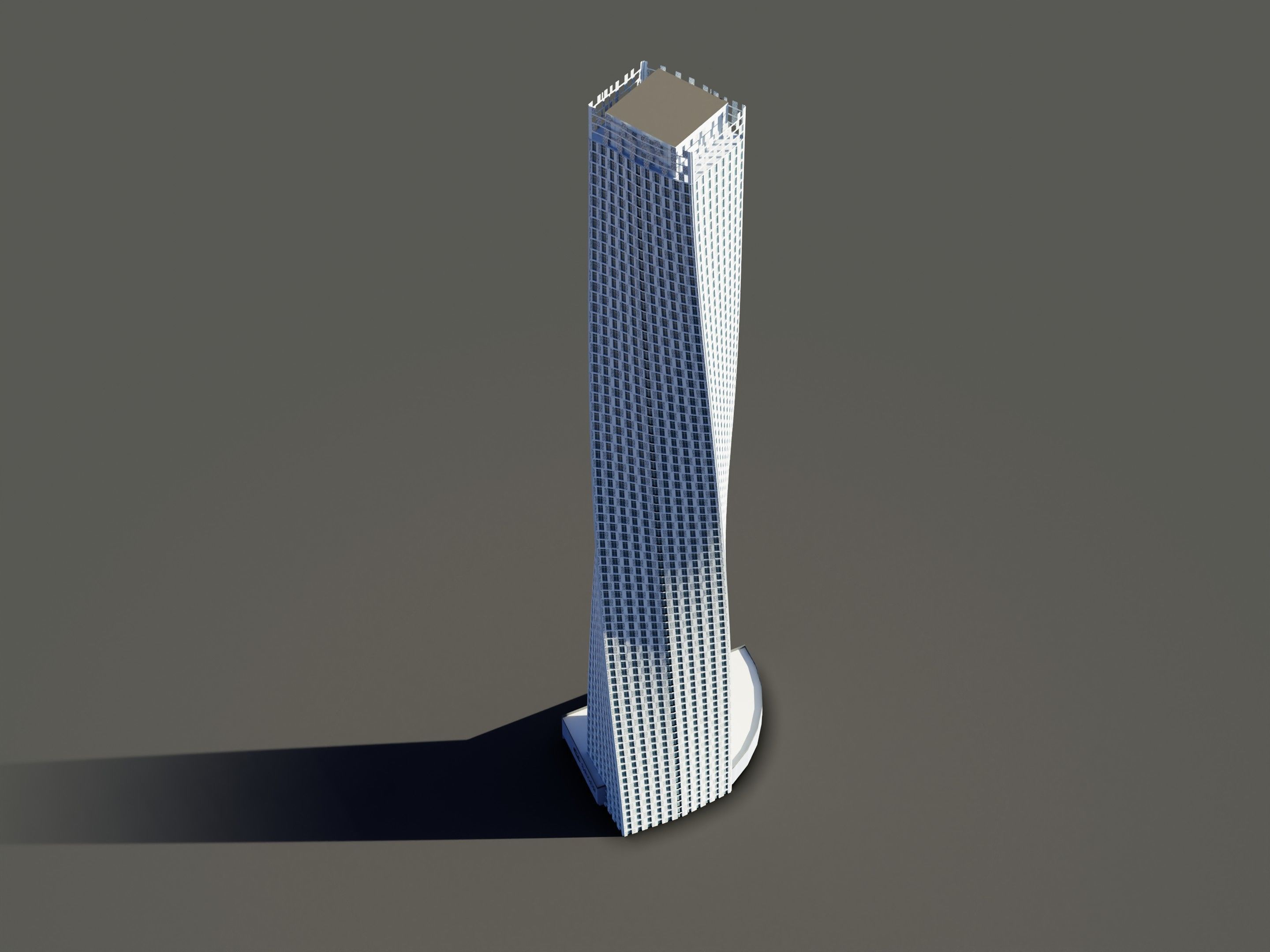 Cayan tower - Dubai marina 3D model | CGTrader