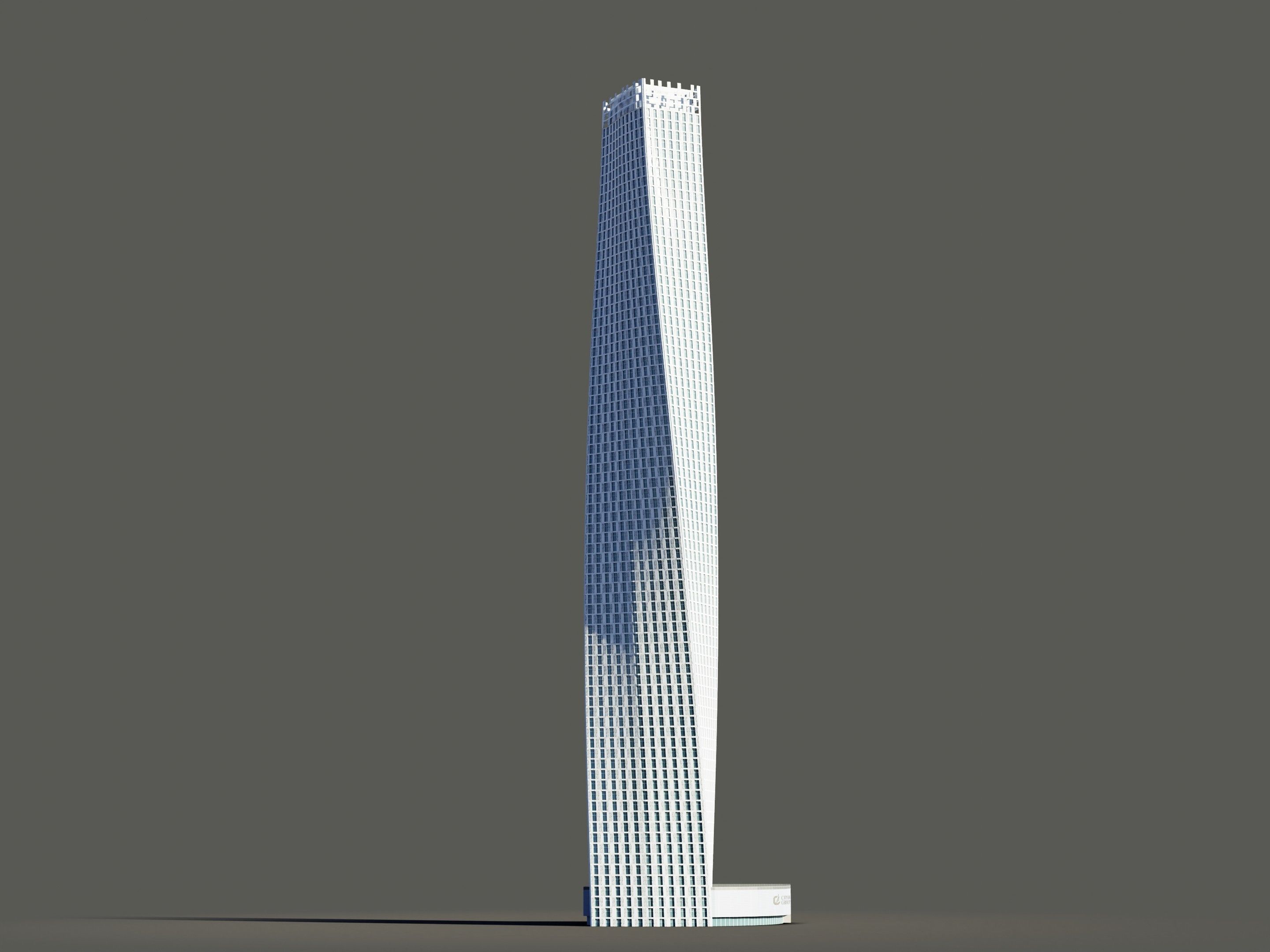 Cayan tower - Dubai marina 3D model | CGTrader