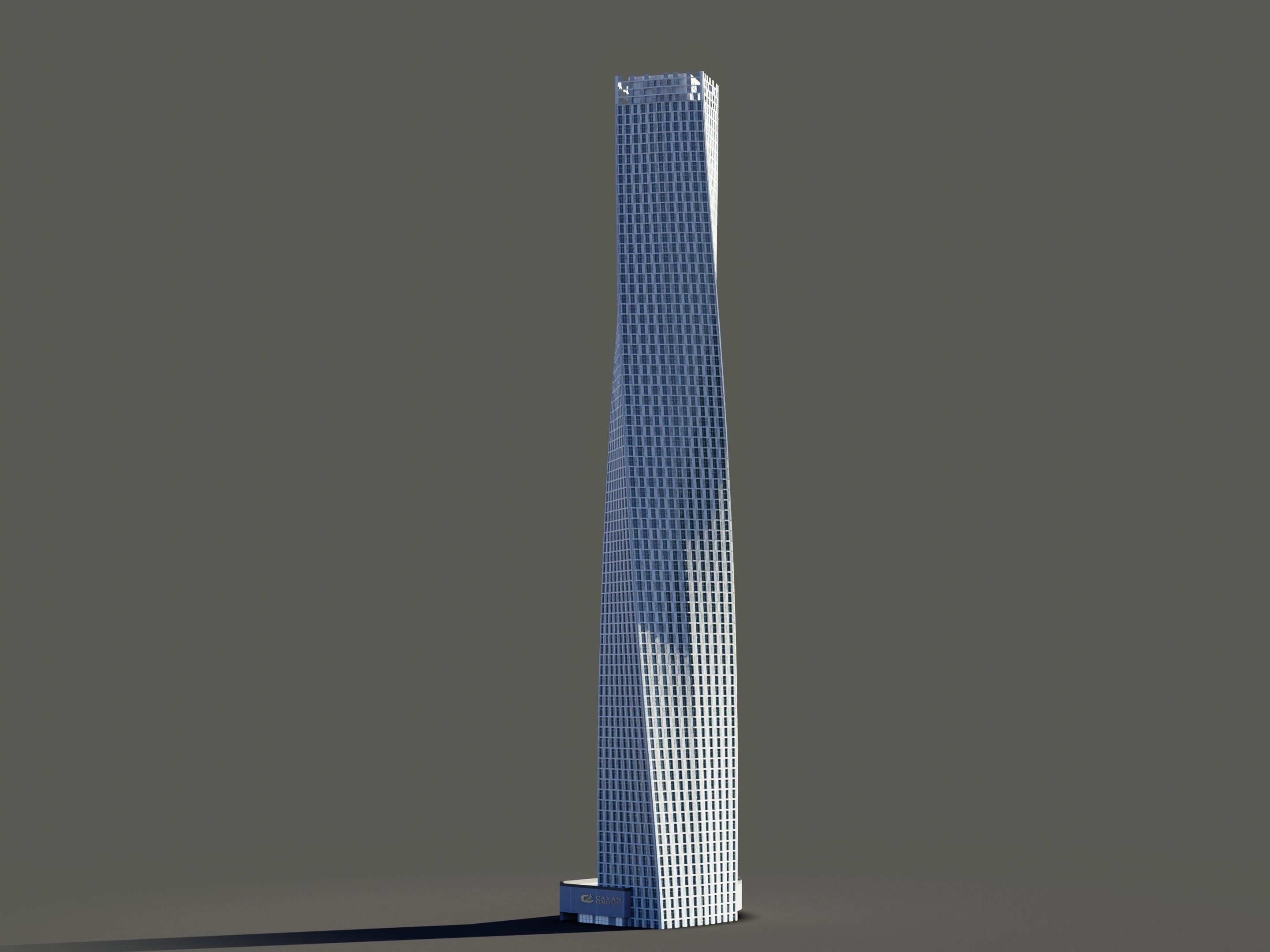 Cayan tower - Dubai marina 3D model | CGTrader