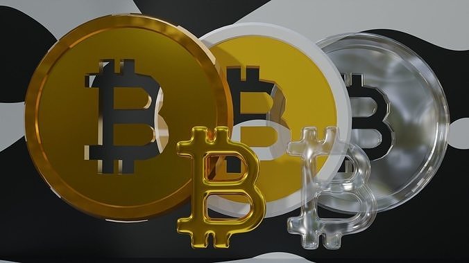 3D model Bitcoin VR / AR / low-poly | CGTrader