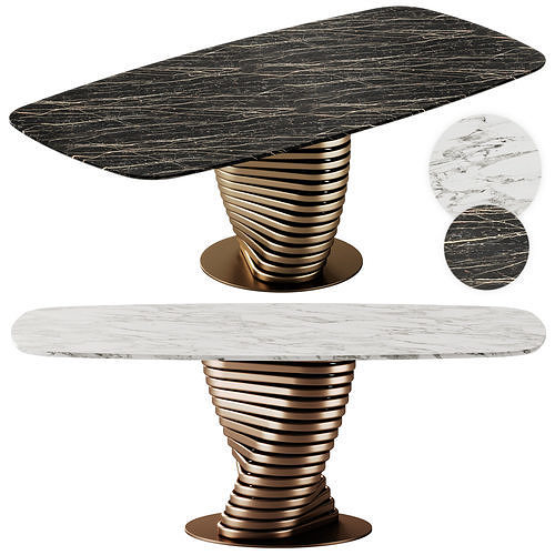 Rotolo Dining Table by Eforma 3D model | CGTrader