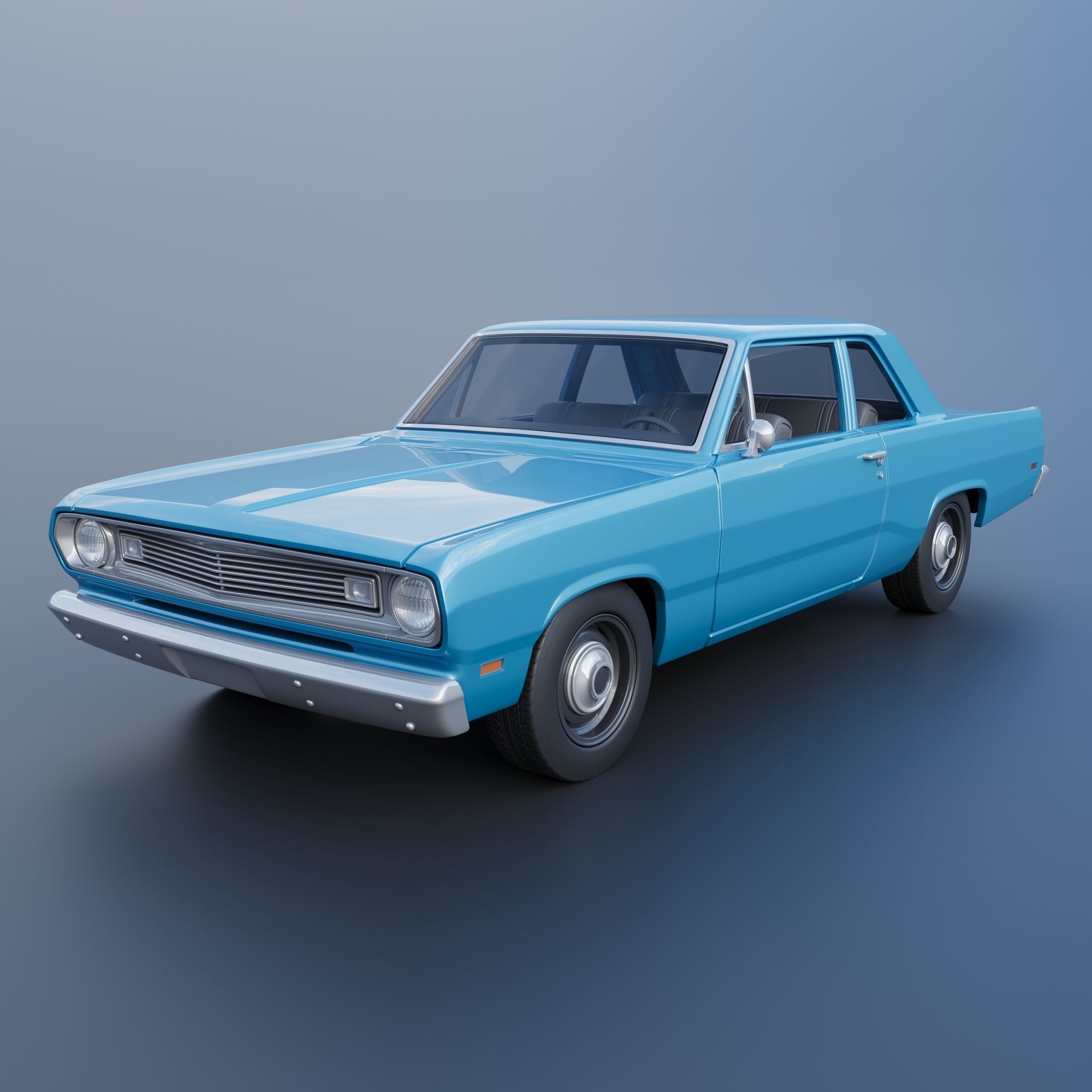 Plymouth Valiant 1970 3D model 3D printable | CGTrader