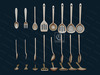Kitchen Utensils - Digital Files in STL format for CNC 3D model | CGTrader