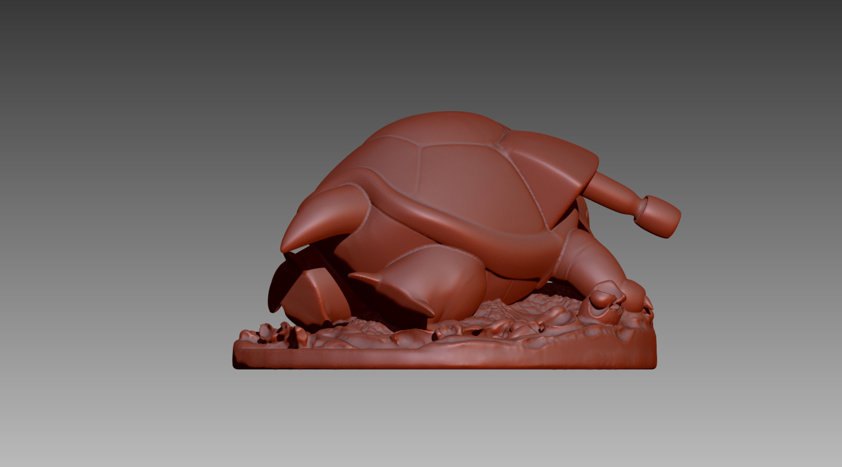 Blastoise on fours Pokemon OBJ STL 3D model 3D printable | CGTrader