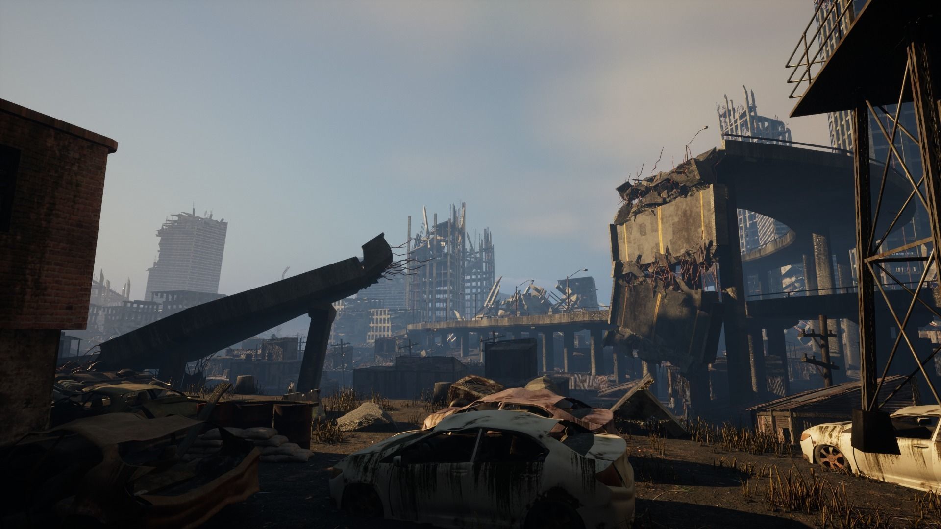 UE5 Post Apocalyptic City 3D model | CGTrader