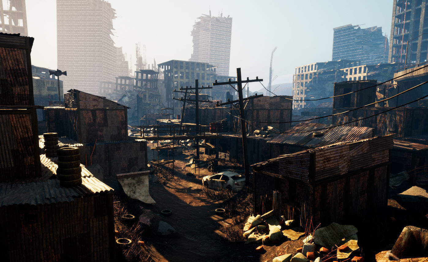 UE5 Post Apocalyptic City 3D model | CGTrader